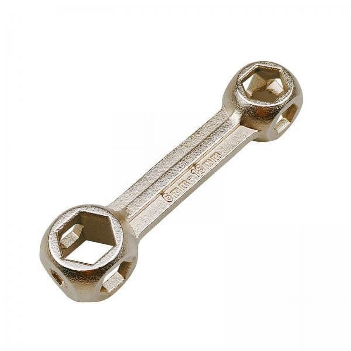 Baoblaze 5x Bike Hexagon Holes Wrench Repair Bone Shape Heavy Duty Home ...