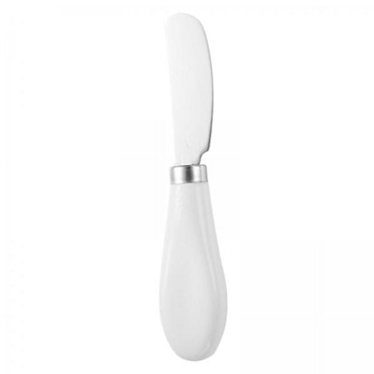 Baoblaze 3x Cheese Spreader Butter , Porcelain Handle, Stainless Steel ...