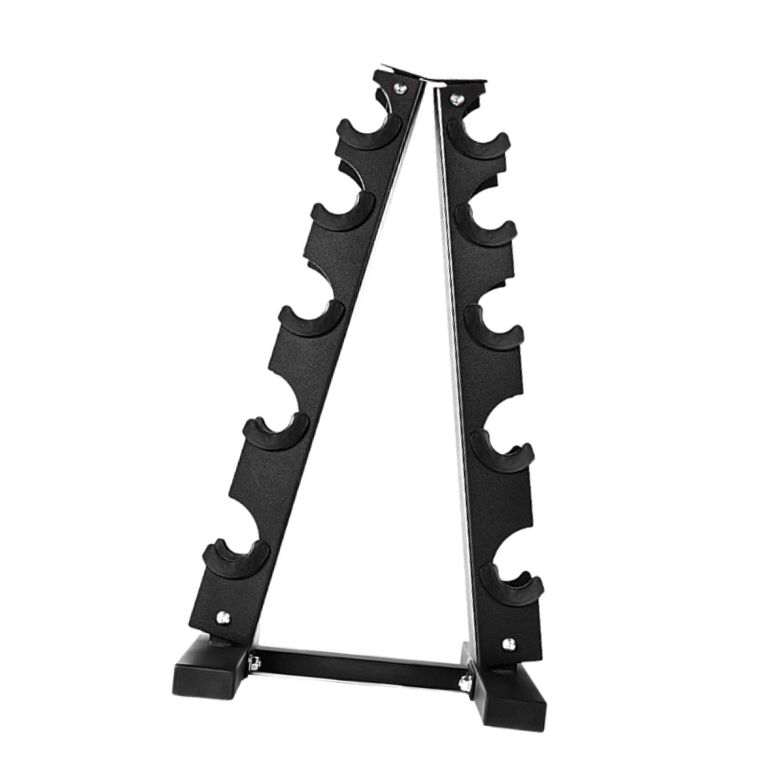 Baoblaze 5 Tiers Dumbbell Rack Dumbbells Stand for Strength Training ...