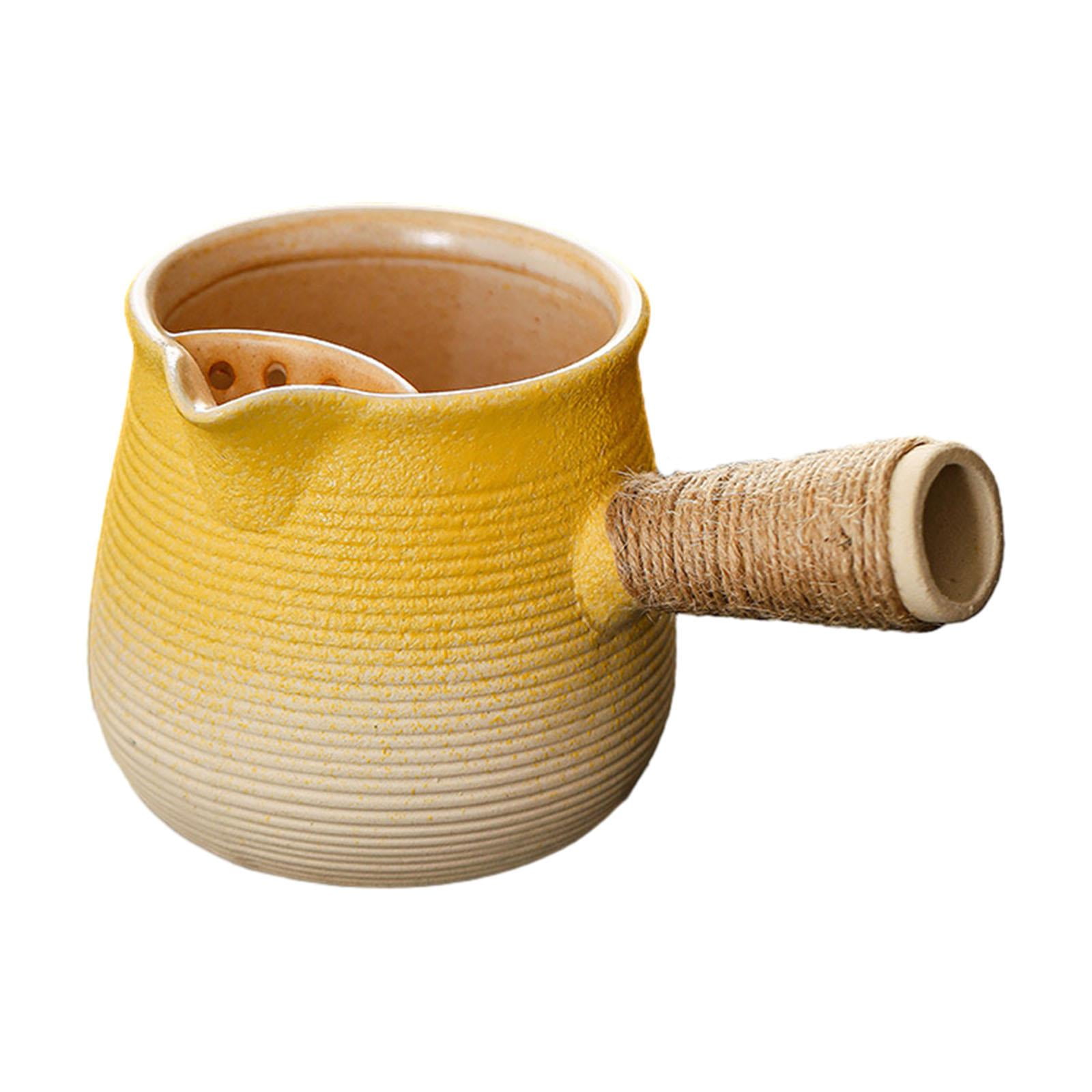 Baoblaze 500ml Ceramic Teapot Porcelain Tea Pot for Camping Boiling Hot ...