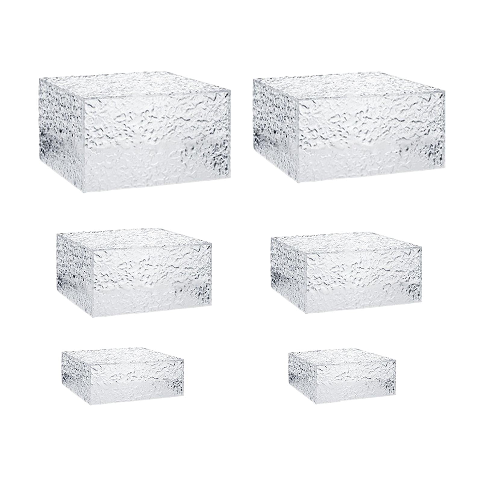 Baoblaze Acrylic Cube Display Box Riser Buffet Riser for Catering ...