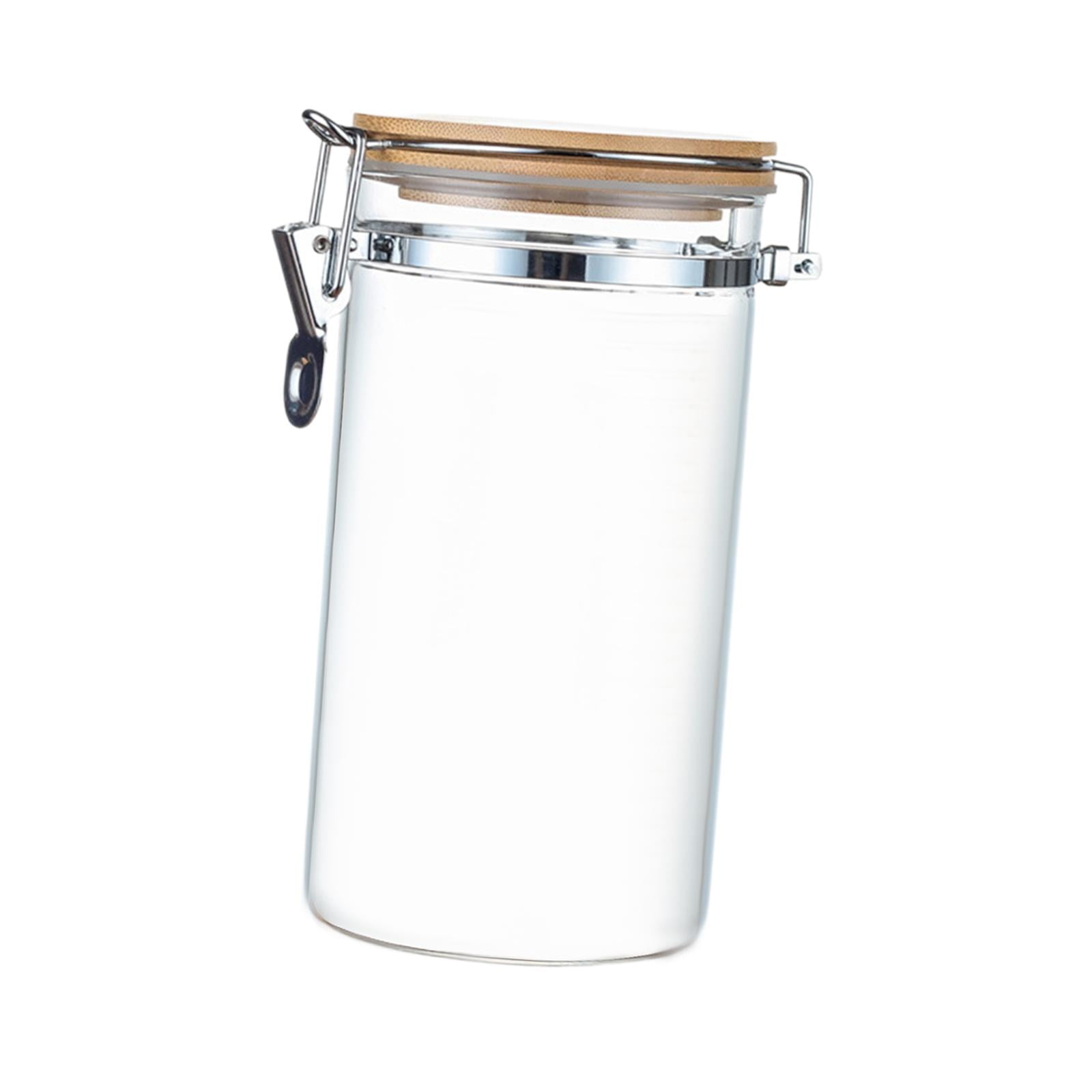 Baoblaze Airtight Canister with Lid Round Round Canister Bottle for ...