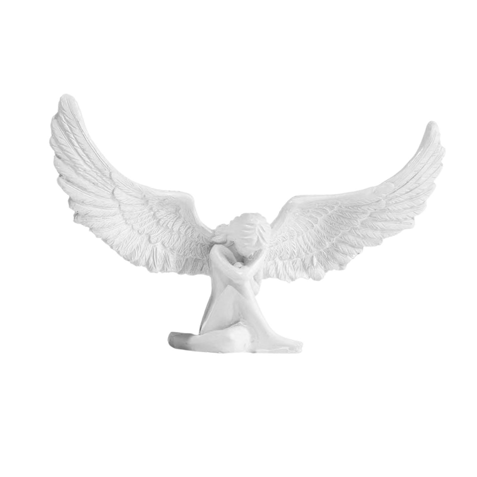 Baoblaze Angel Statue Resin Figurine Collectible Angel Sculpture ...