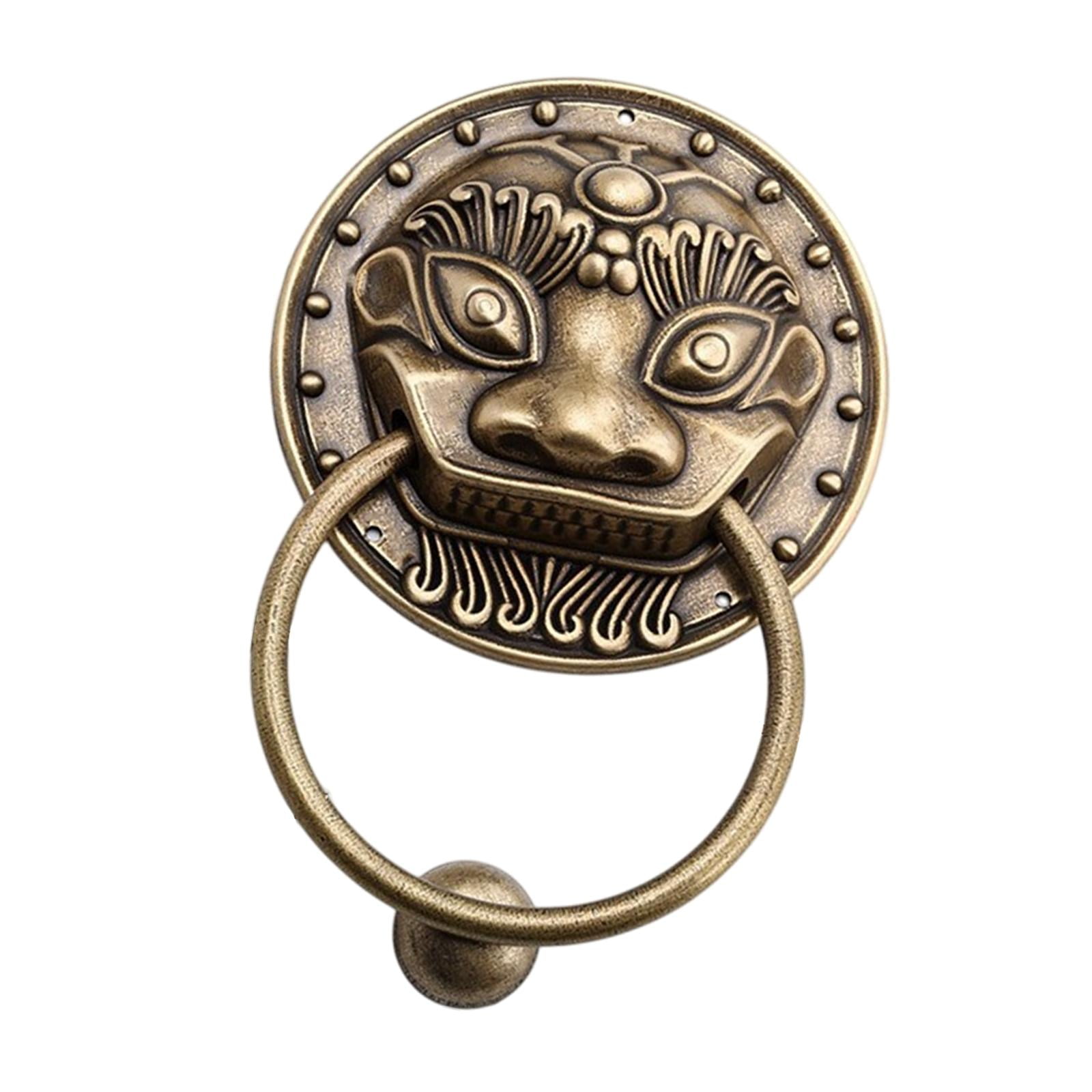 Baoblaze Animal Head Door Knocker Retro Design for Front Door ...