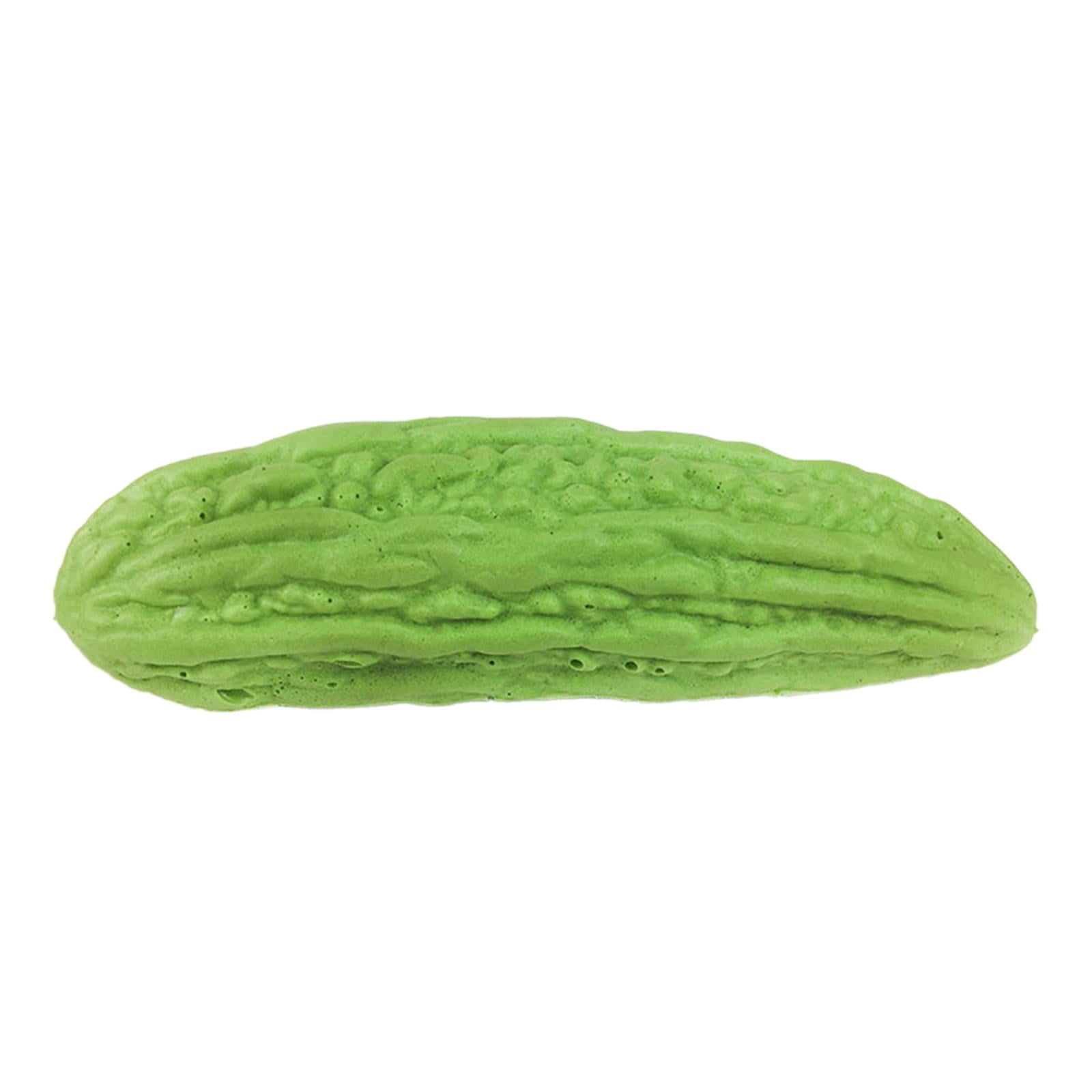 Baoblaze Artificial Bitter Melon Artificial Fruits for Supermarket ...