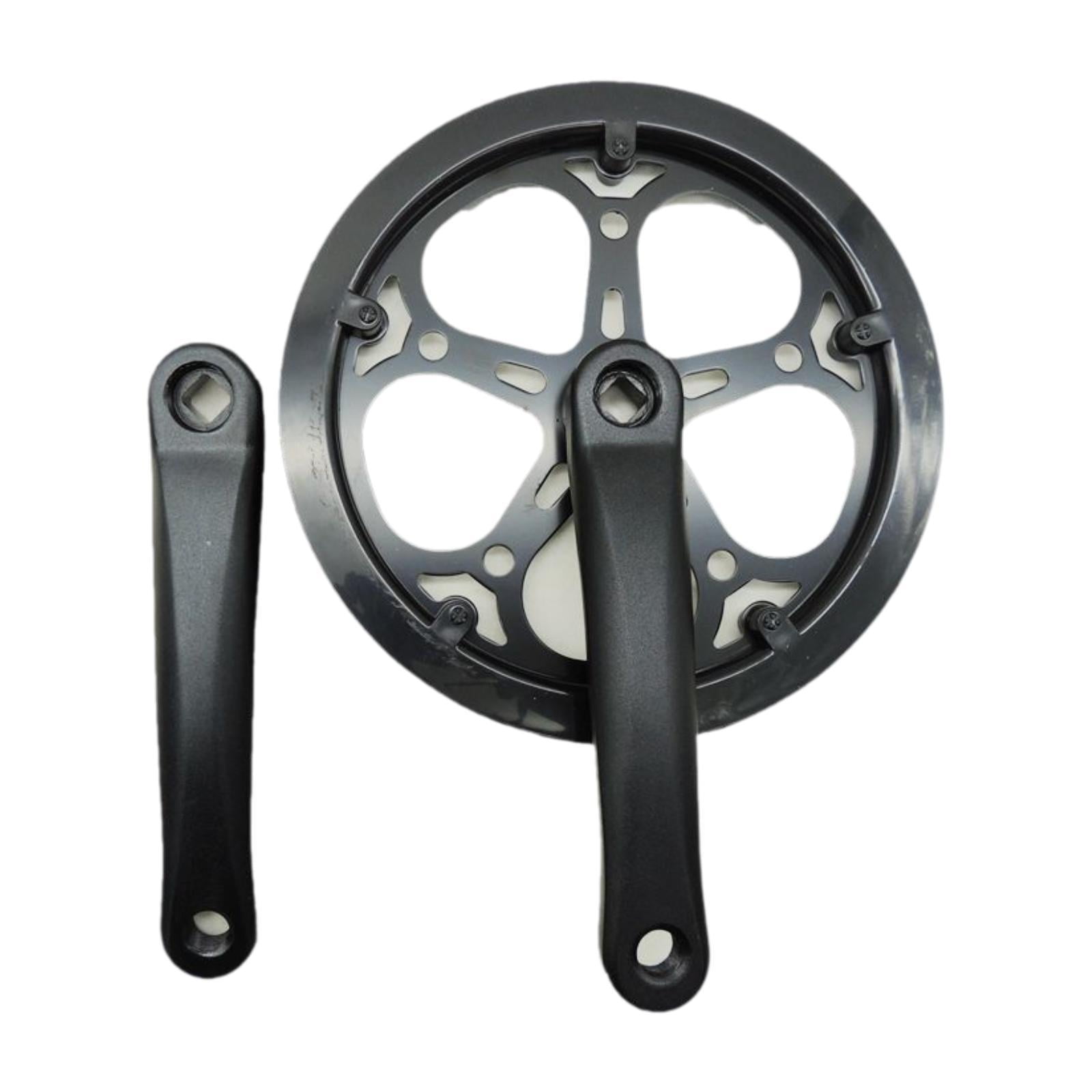 Baoblaze Bike Crank Arm Set Crankset Single Speed Crankset High ...