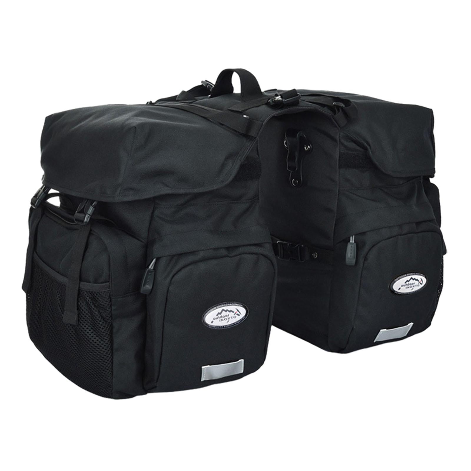 Baoblaze Bike Double Pannier Bags Saddle Bag Waterproof 50L Reflective ...