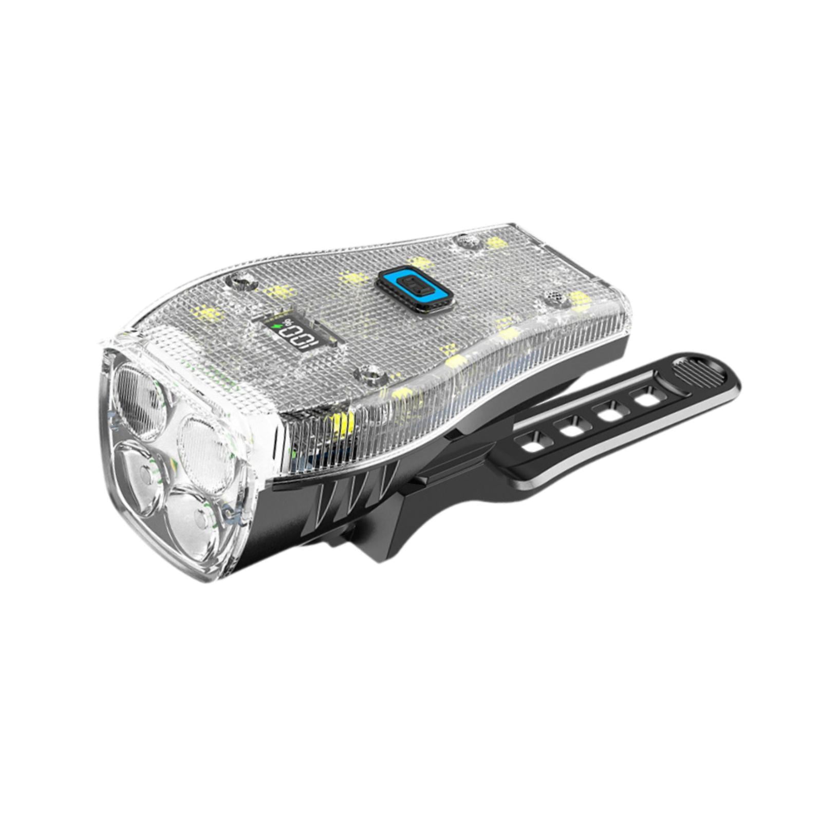 Baoblaze Bike Front Light Rainproof 360 Degree Rotating Base with Bugle ...