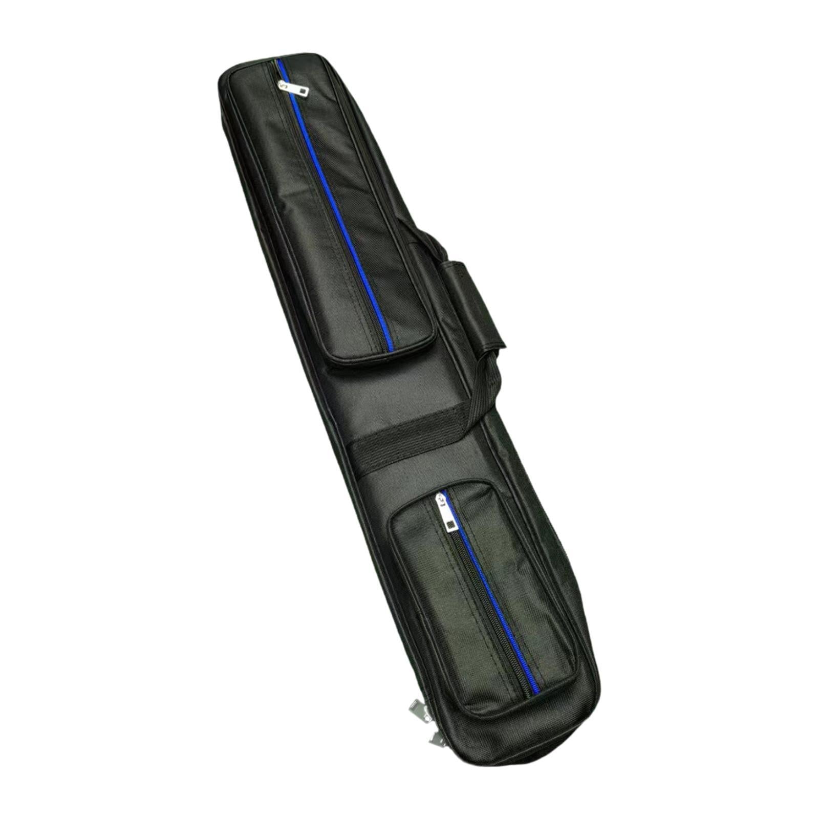 Baoblaze Billiard Pool Cue Carrying Case 7 Hole Container Oxford Cloth ...