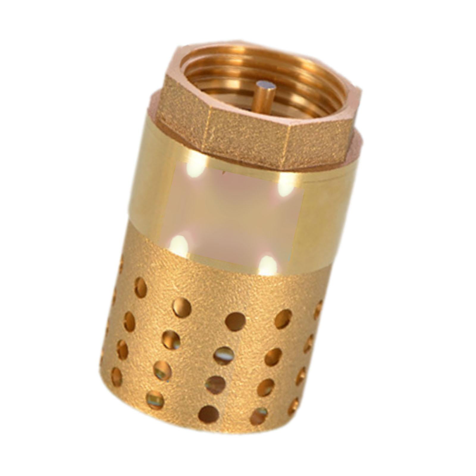 Baoblaze Brass Foot Valve Good Seal Water Pump Bottom Valve for Water ...
