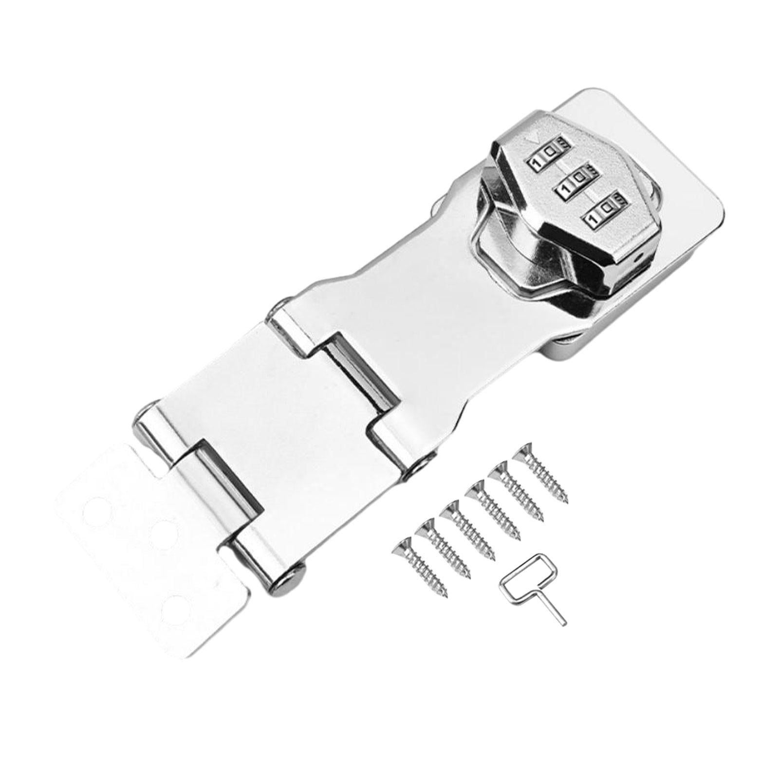 Baoblaze Cabinet Door Password Hasp Lock Accessory 90 degree or 180 ...