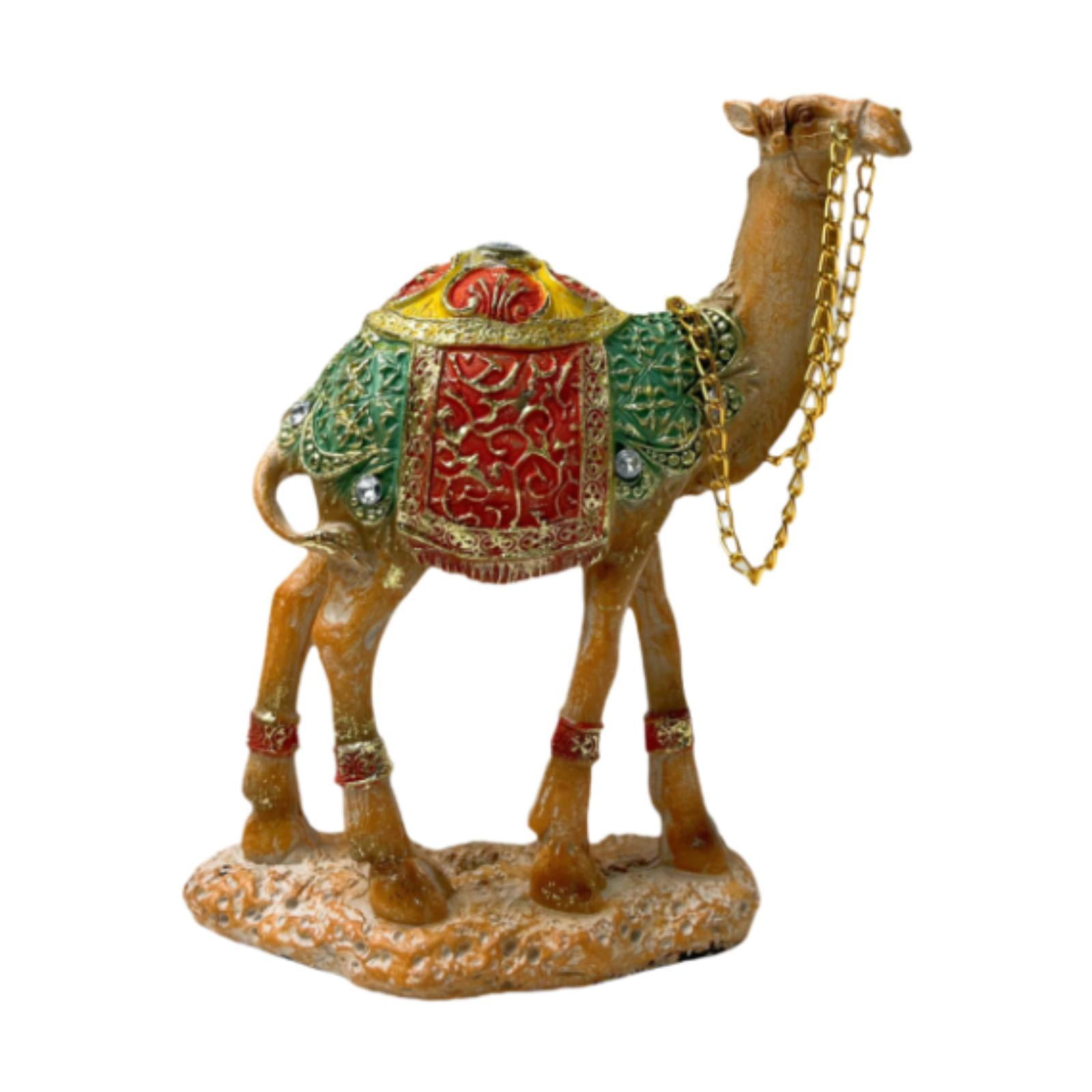 Baoblaze Camel Statue Animal Sculpture Modern for Bedroom Fireplace ...