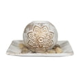 Baoblaze Candle Holder Rustic Round Tea Light Holder for Living Room ...