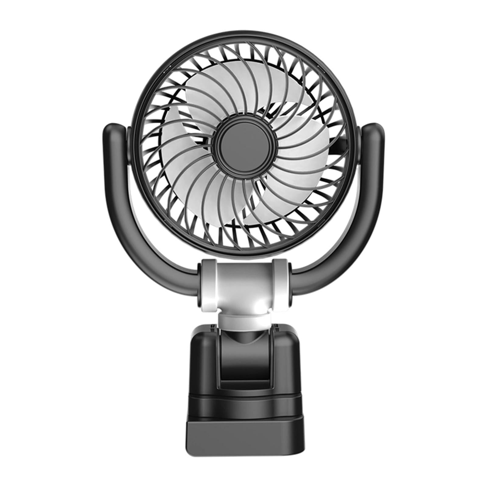 Baoblaze Car Fan Compact 360 degree Rotatable Multipurpose Vehicle Car ...