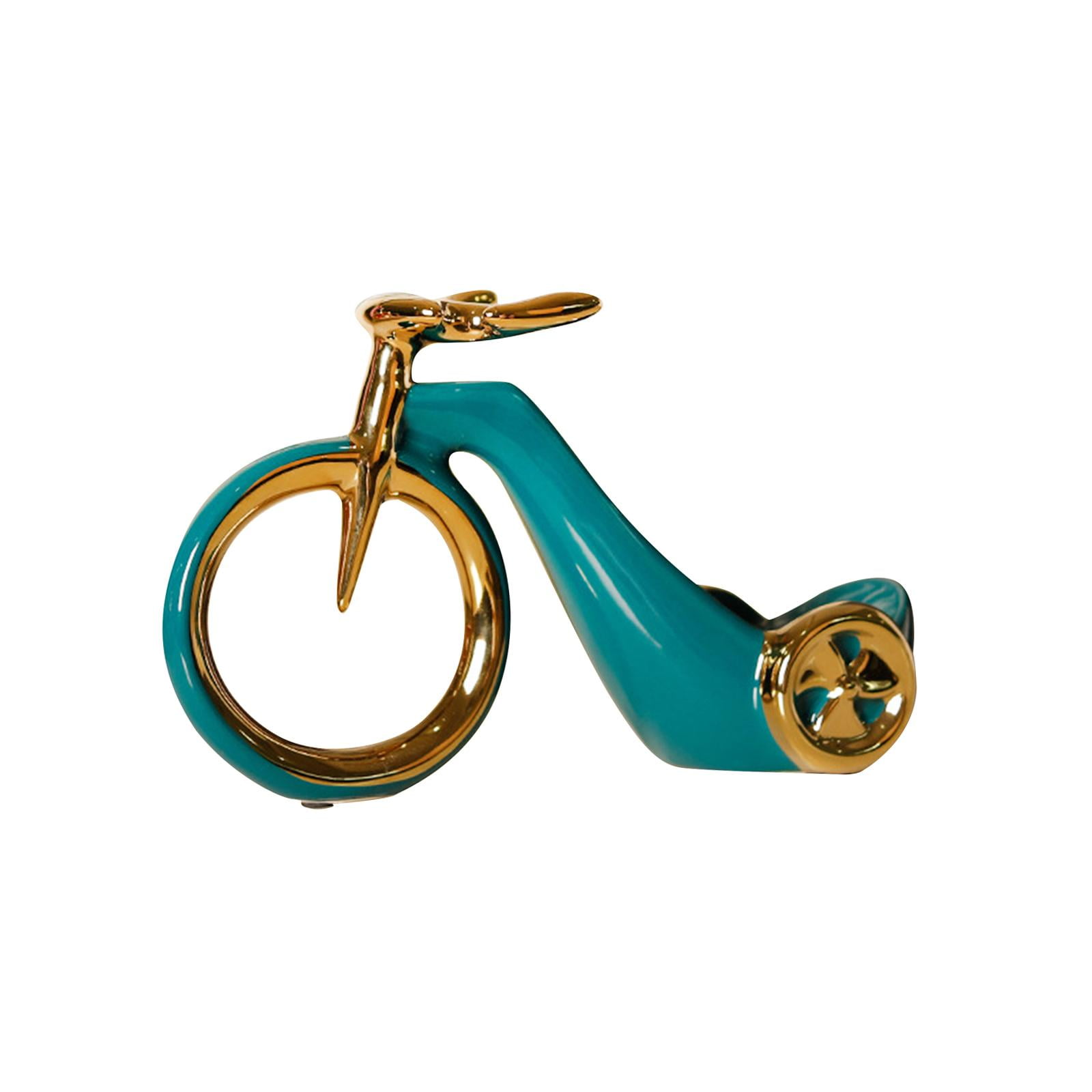 Baoblaze Ceramic 25x16x11cm for Porch Decor Decorative Tricycle Shape ...