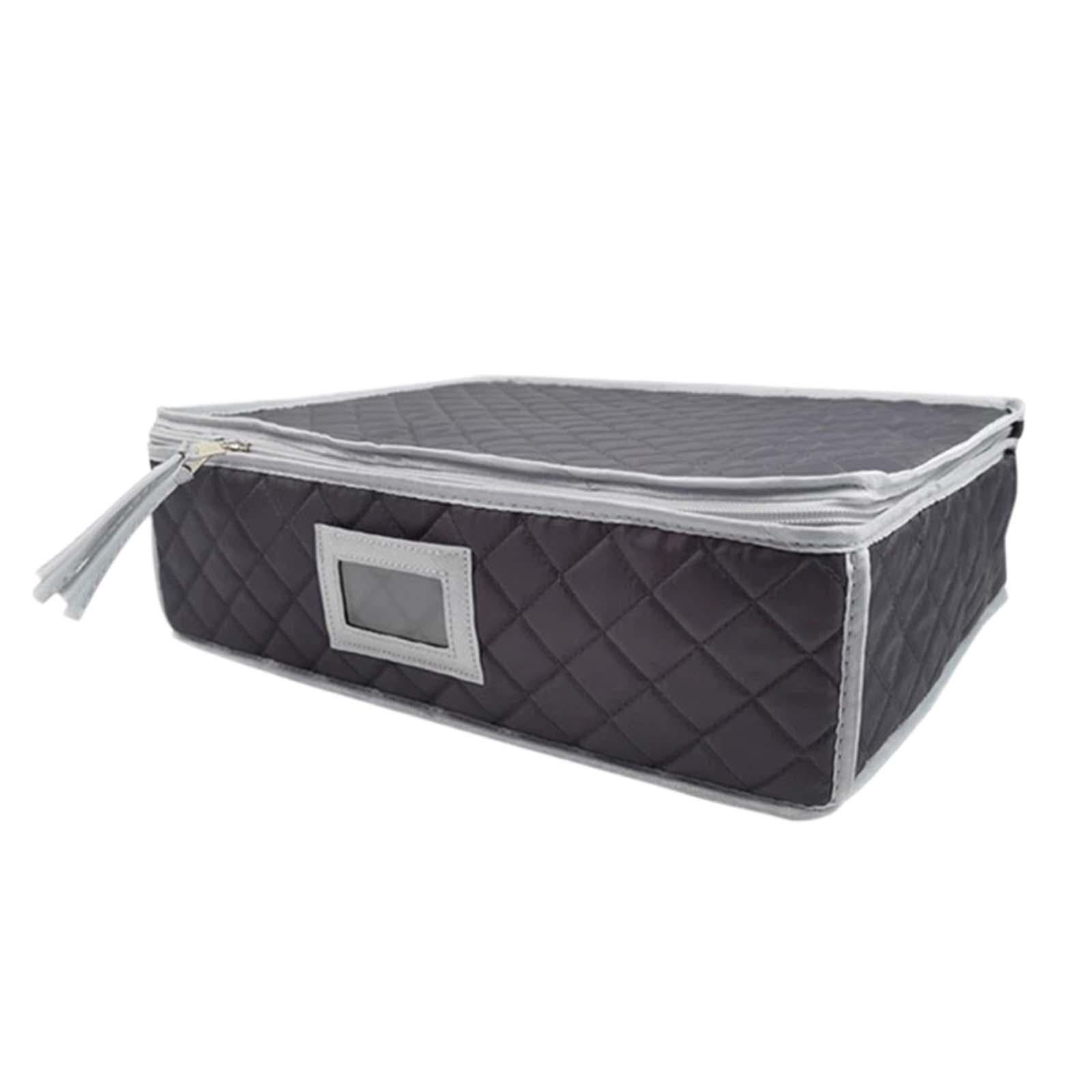 Baoblaze China Storage Case Moving Supplies Hard Shell Case for Saucers ...