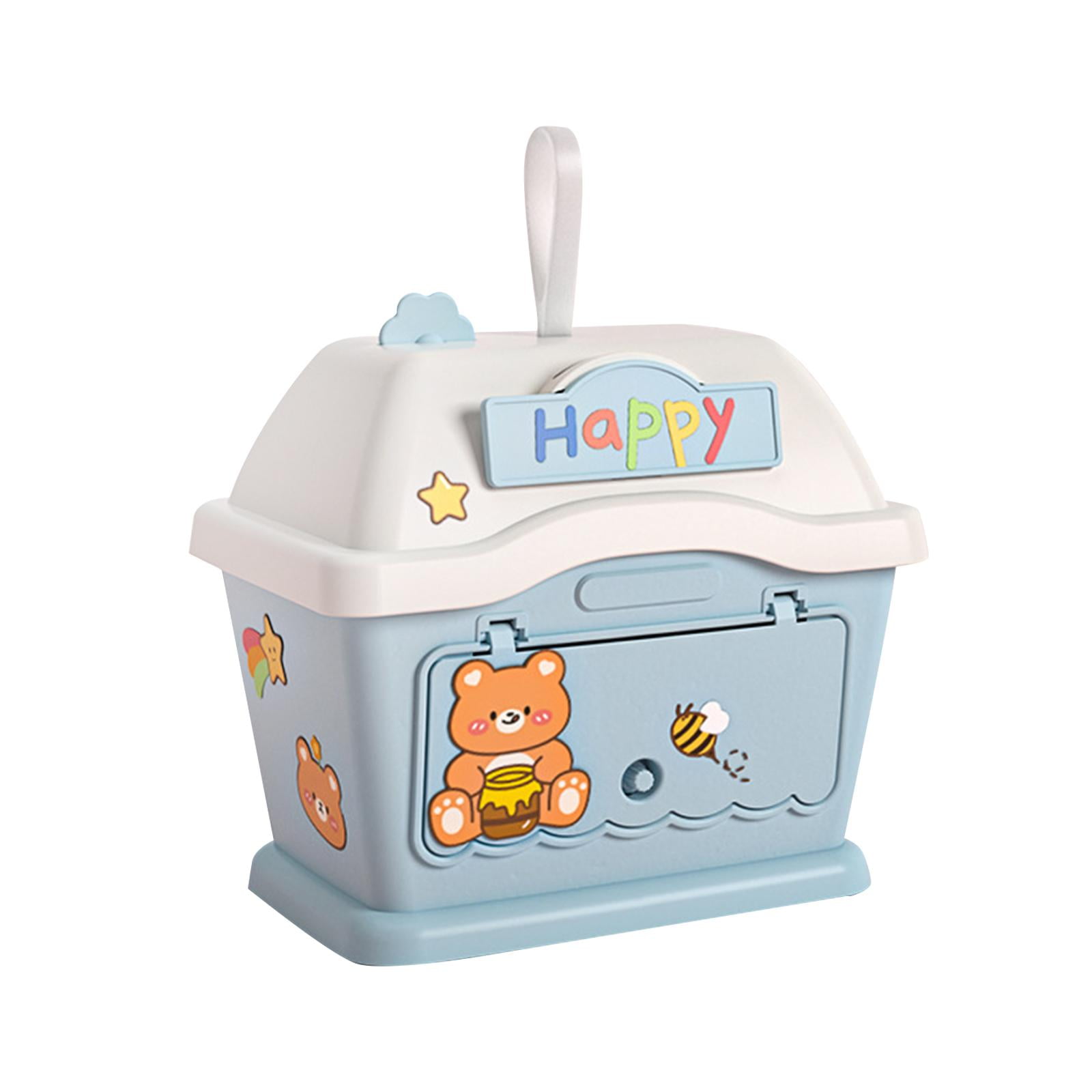 Baoblaze Cottage Piggy Bank Portable House Money Bank Funny House Money ...