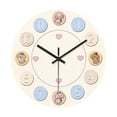 Baoblaze Creative Acrylic Wall Clock Silent Non-ticking Modern Design ...