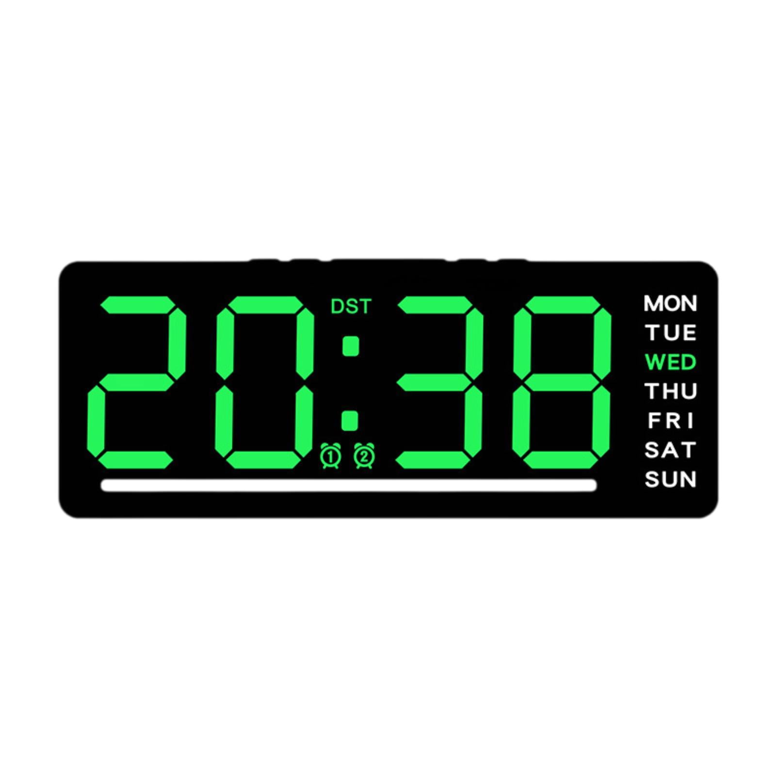 Baoblaze Digital Clock Five Levels of Adjustable Brightness Desk Clock ...
