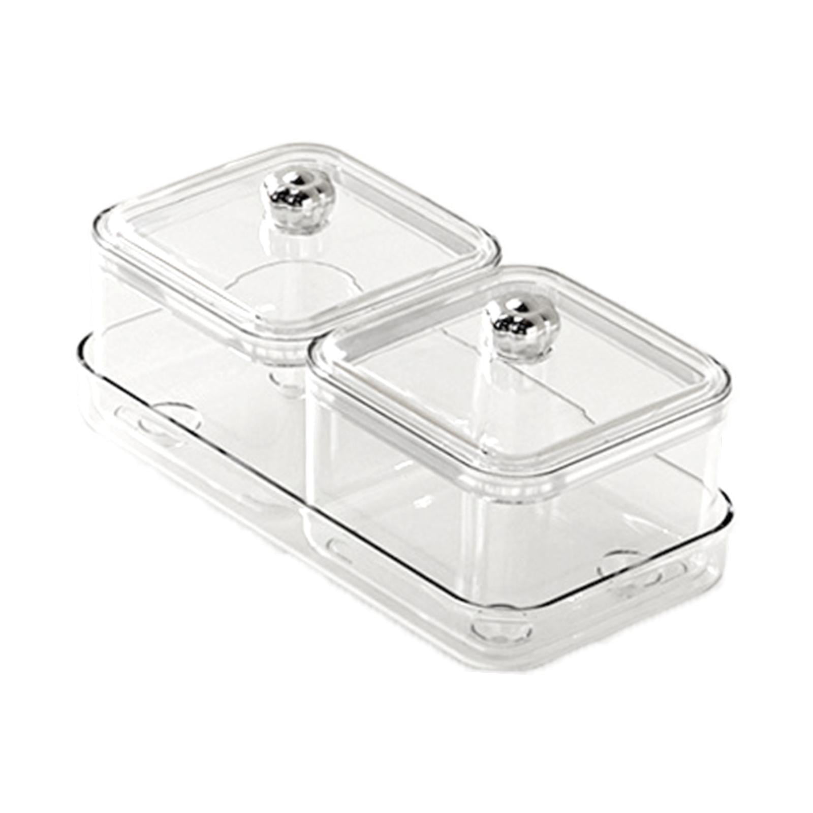 Baoblaze Dried Fruit Plate Candy Nuts Dish with Lid for Dining Room ...