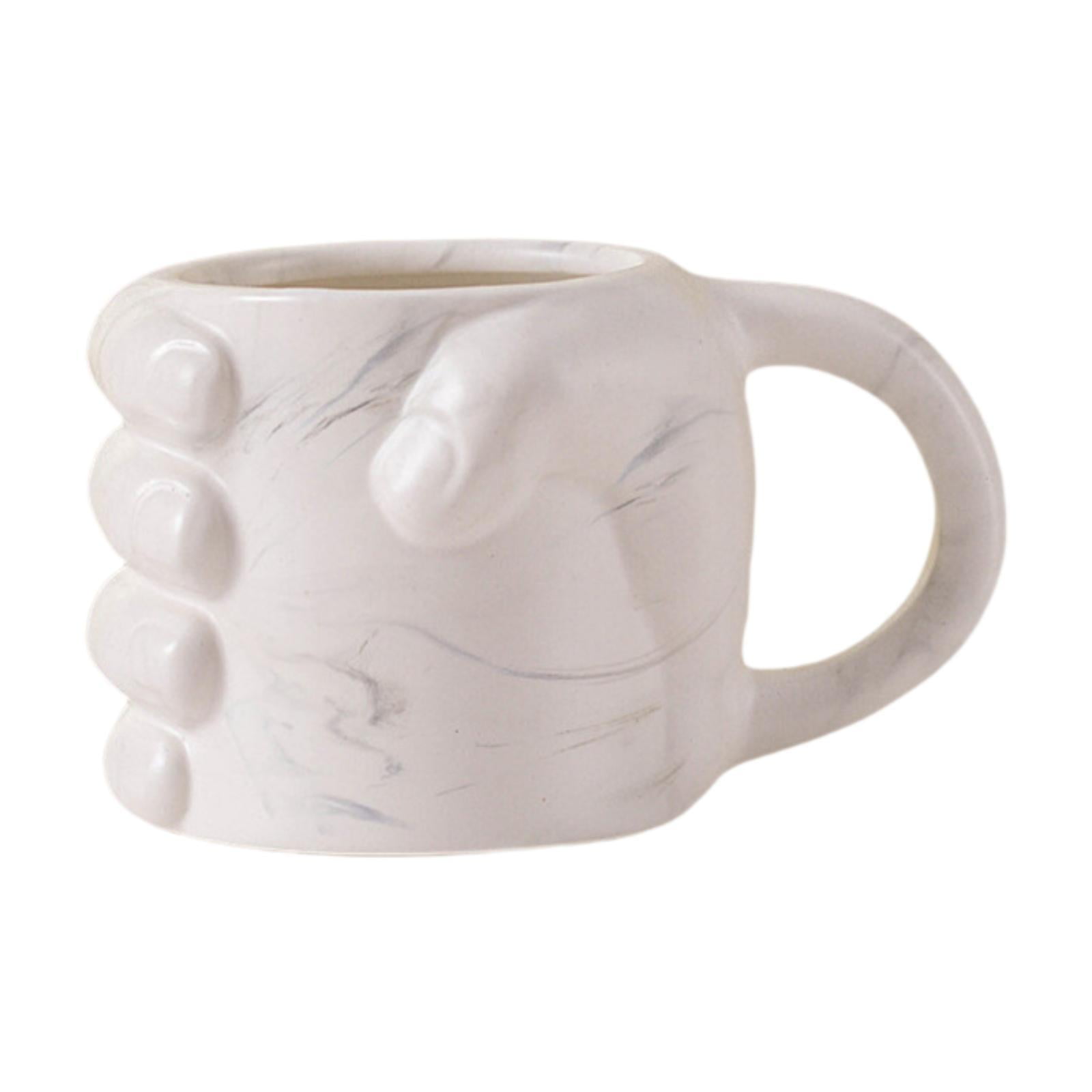 Baoblaze Fist Shaped Coffee Mug Ceramic Birthday Holiday Gift for Home ...