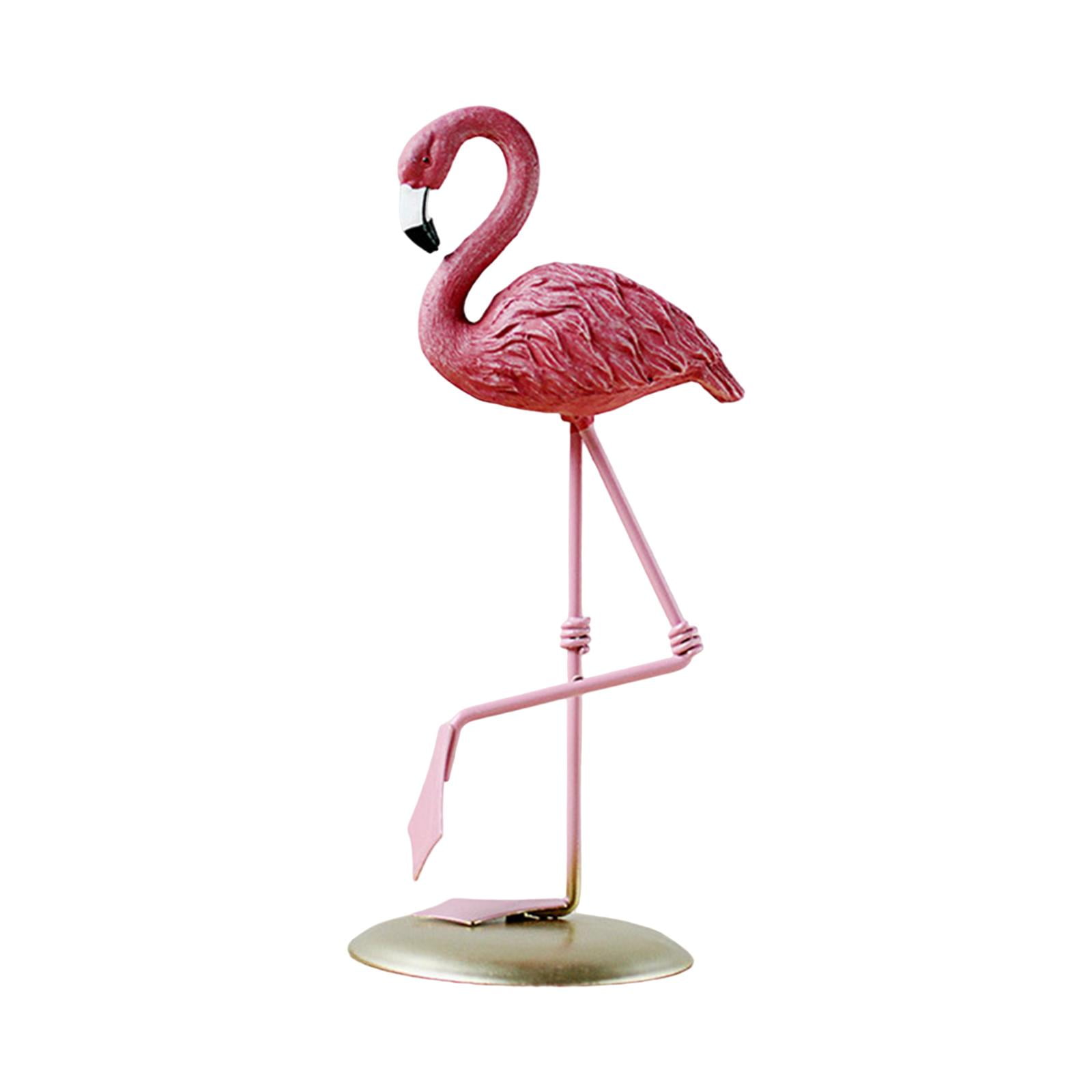Baoblaze Flamingo Statue Animal Sculpture Craft Table Art for Entry ...
