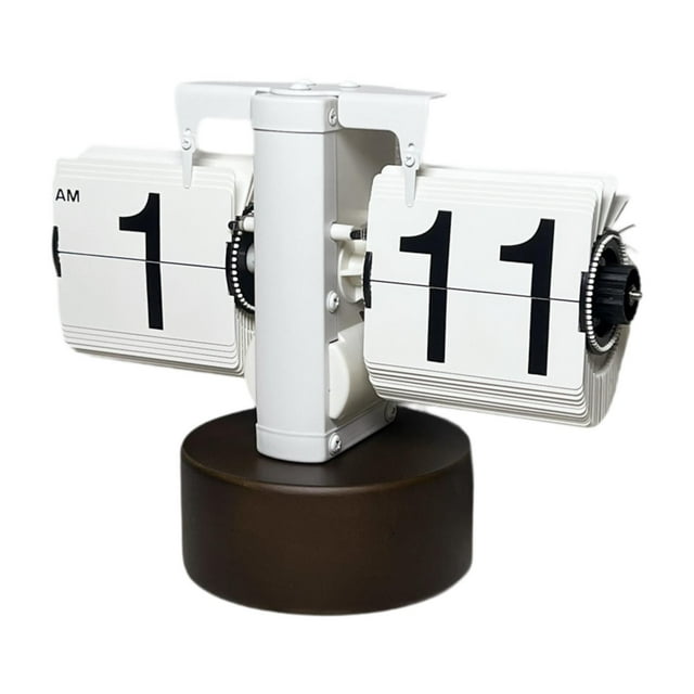 Baoblaze Flip Desk Clock Digital Automatic Page Turning Clock for Home ...