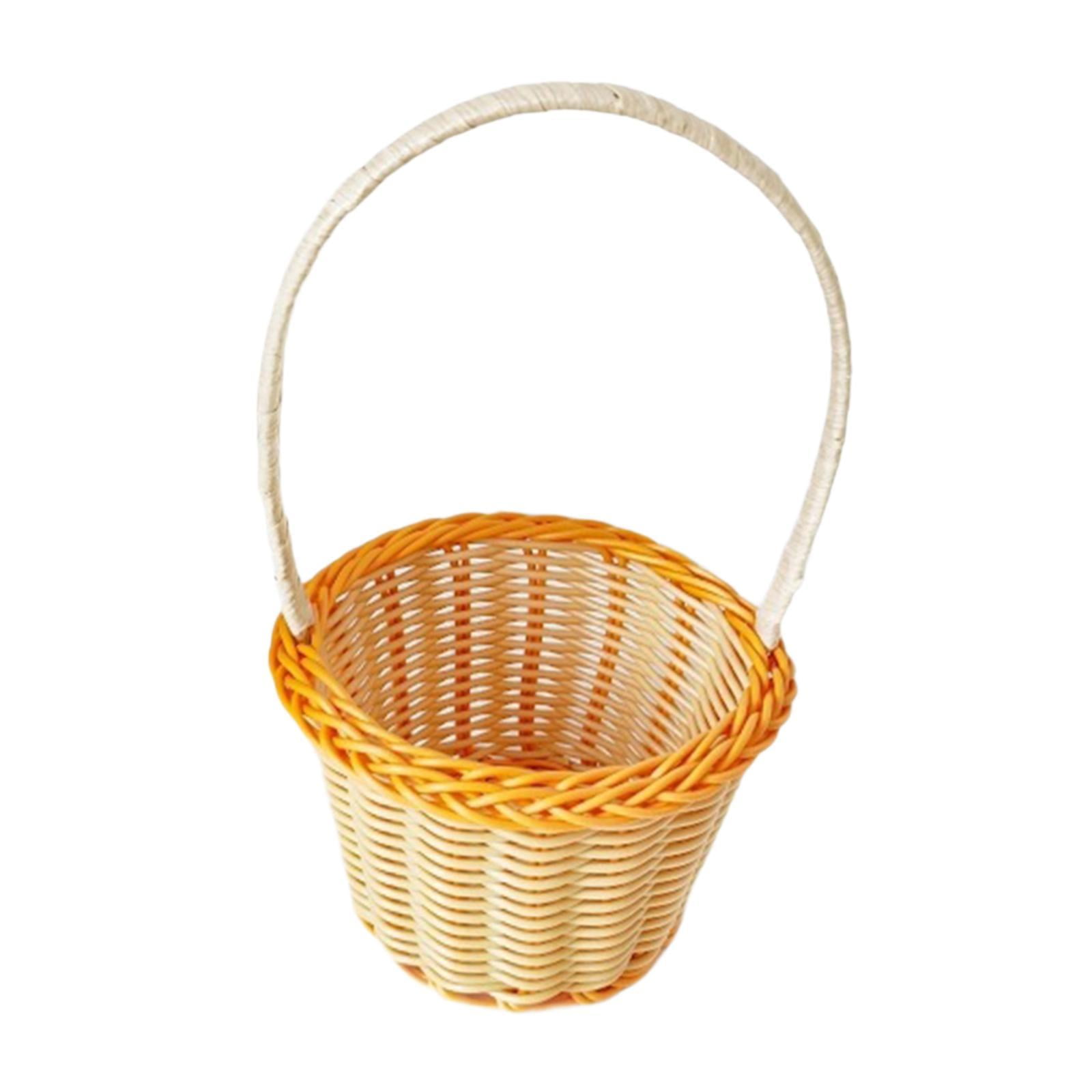Baoblaze Flower Baskets Farm Countryside Flower Girl Baskets for Candy ...