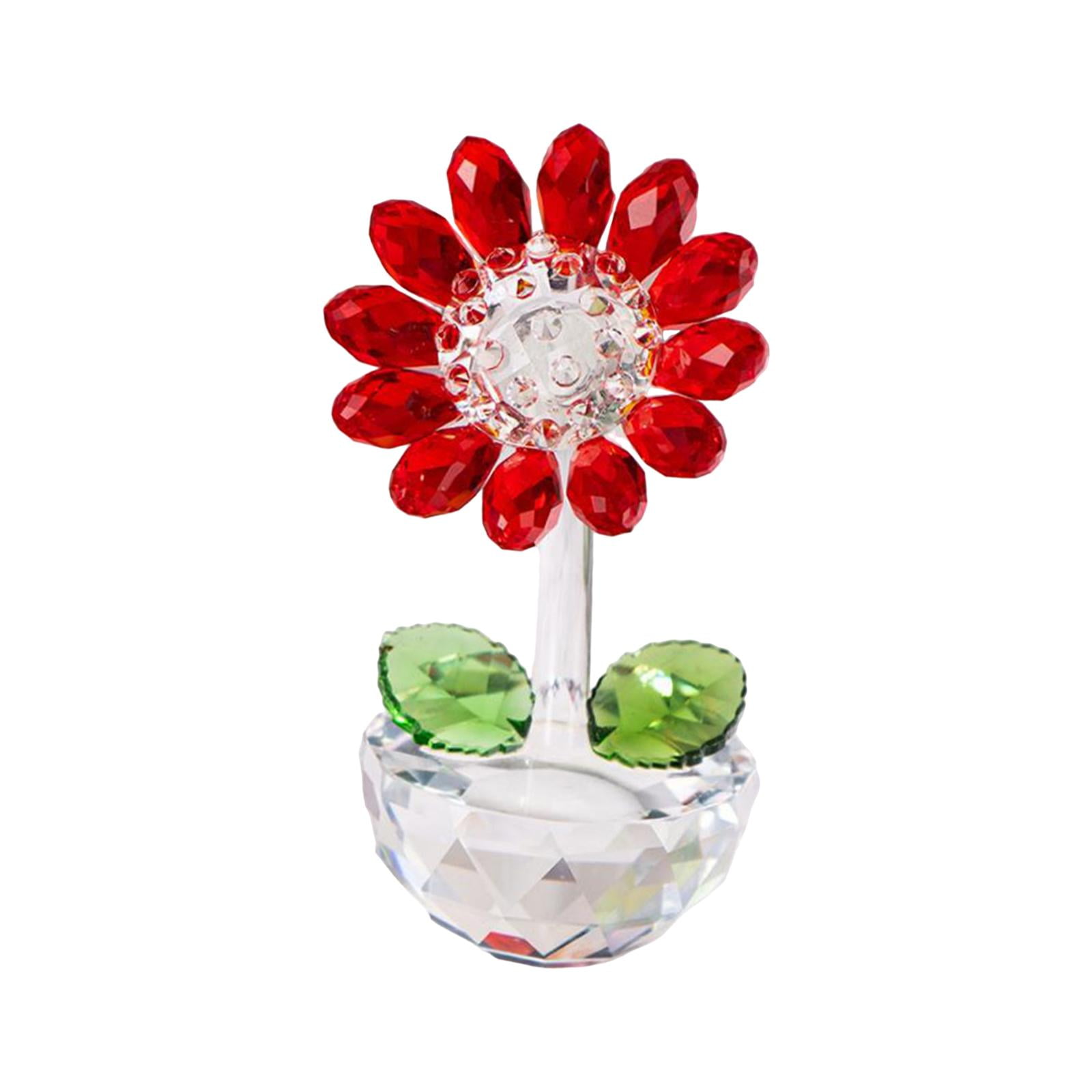 Baoblaze Glass Figurine Paperweight Collectibles for Desktop Office ...