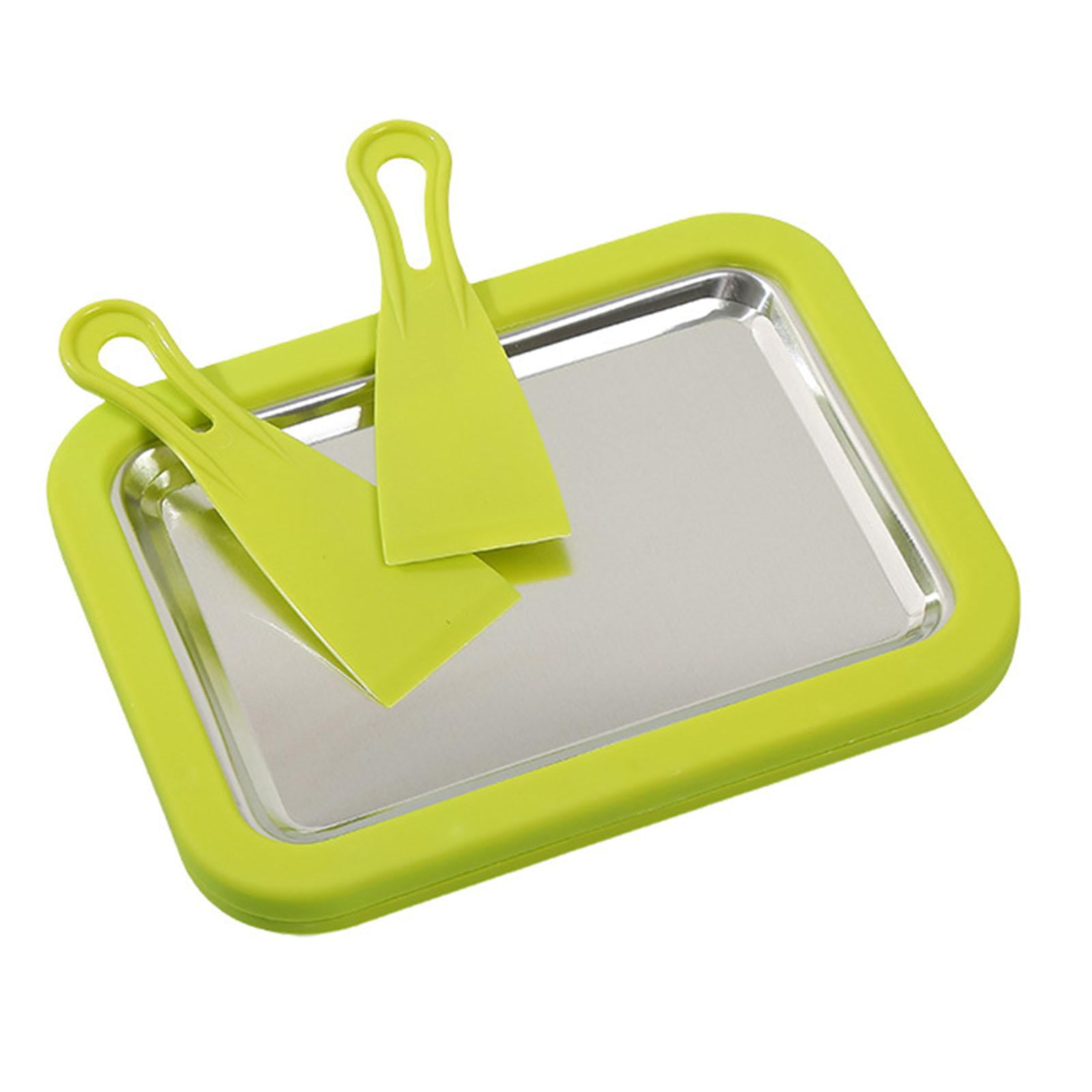 Baoblaze Ice Cream Maker Metal Cold Pan Plate for Homemade Rolled Cream ...