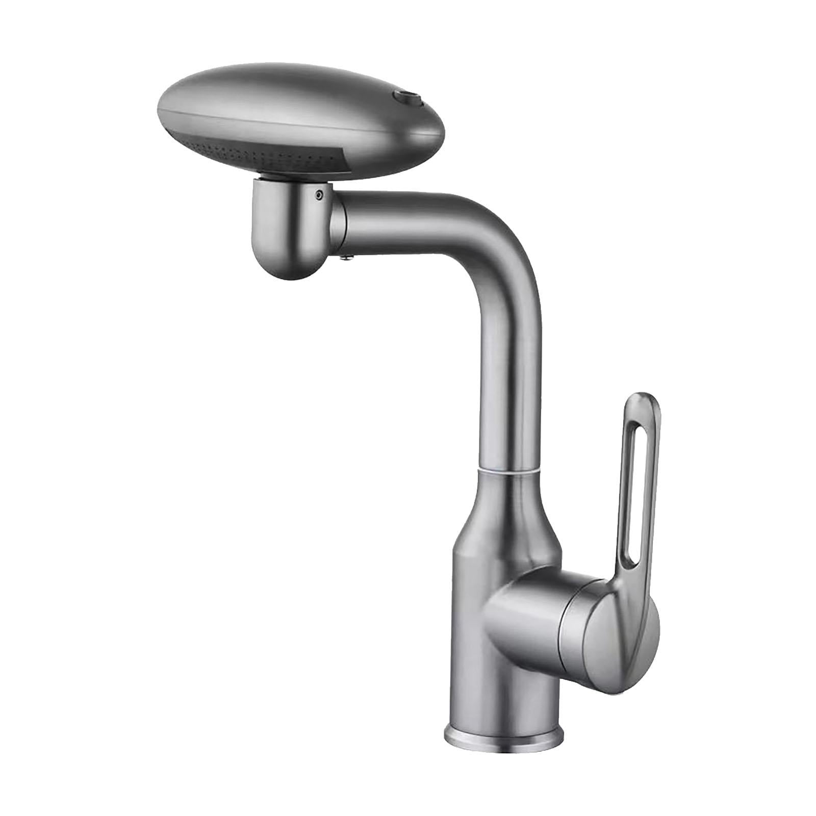 Baoblaze Kitchen Faucetr Ceramic Valve Core Modern Spray or Stream 4 ...