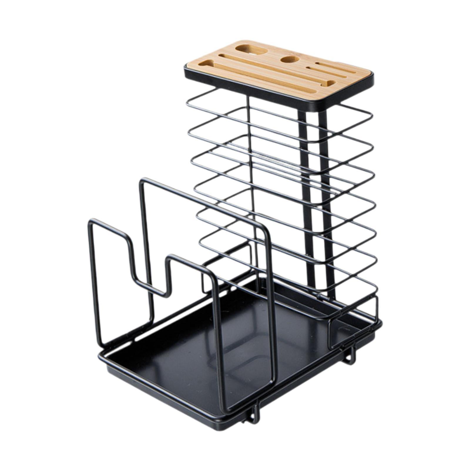 Baoblaze Kitchen Rack Multiple Slot Chopping Board Rack for Countertop ...