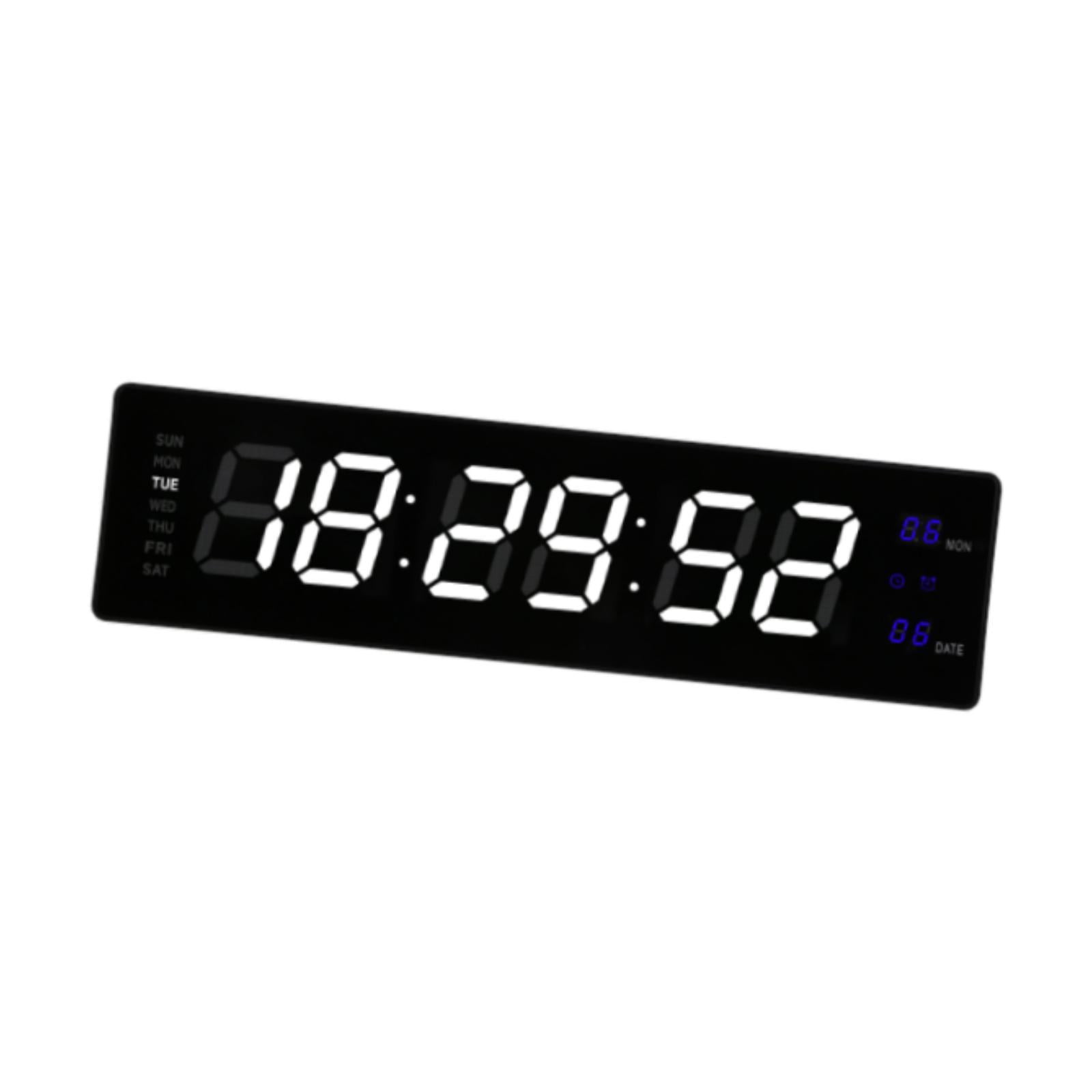 Baoblaze LED Digital Clock Bedroom Display Date Calendar Bar Wall ...