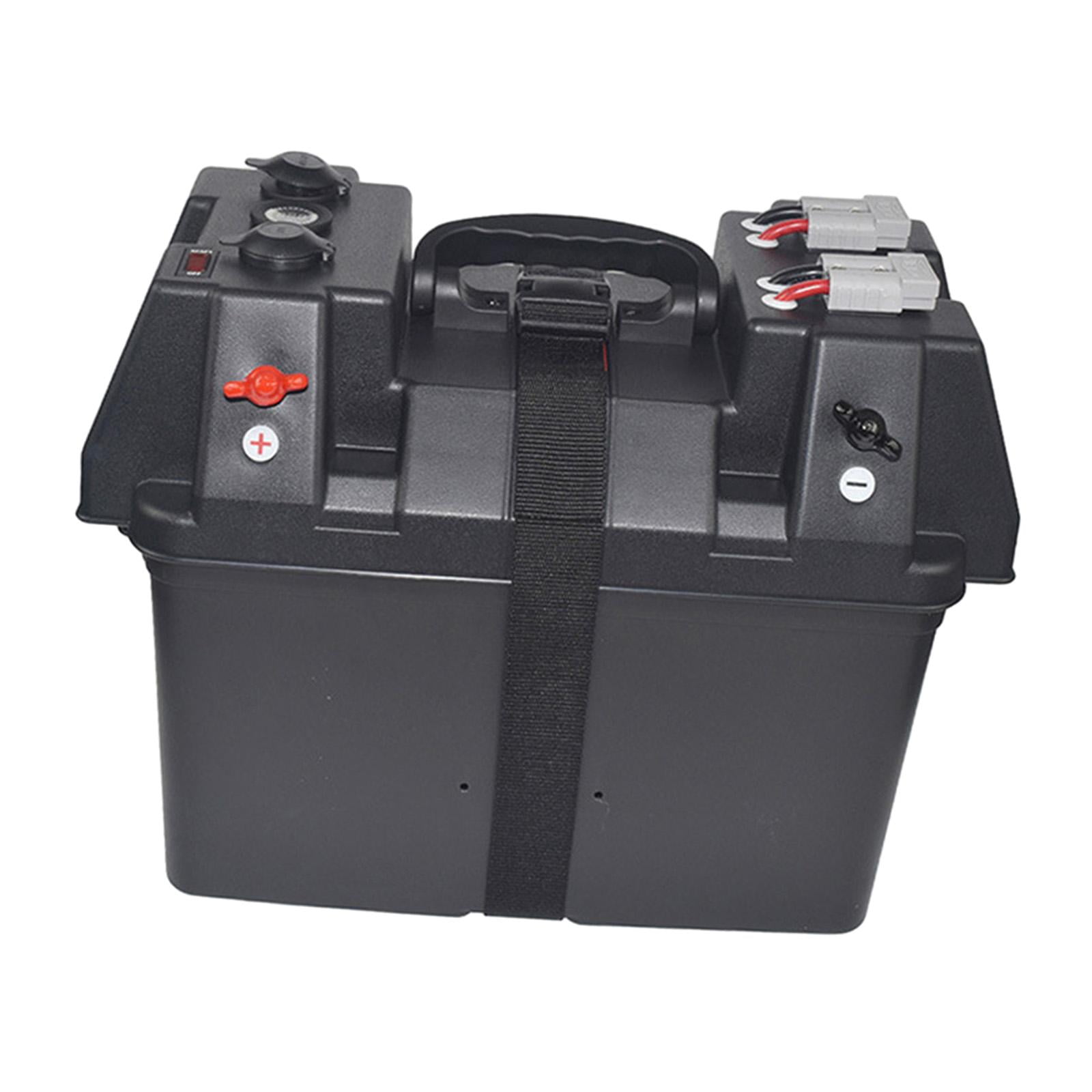 Baoblaze Motor Battery Box Battery Carrier RV Waterproof Multifunction ...