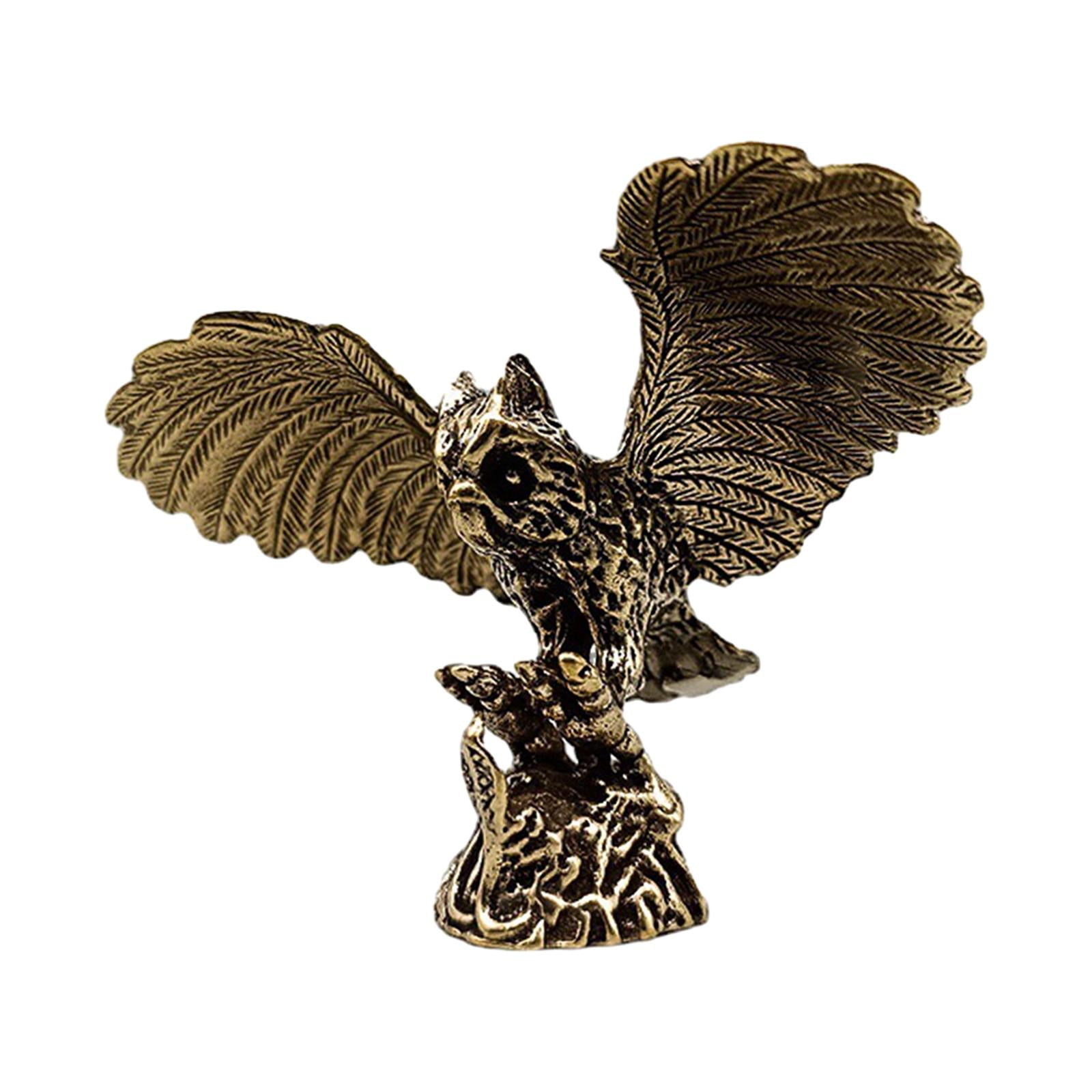 Baoblaze Owl Sculpture Animal Statue Modern Collection Display ...