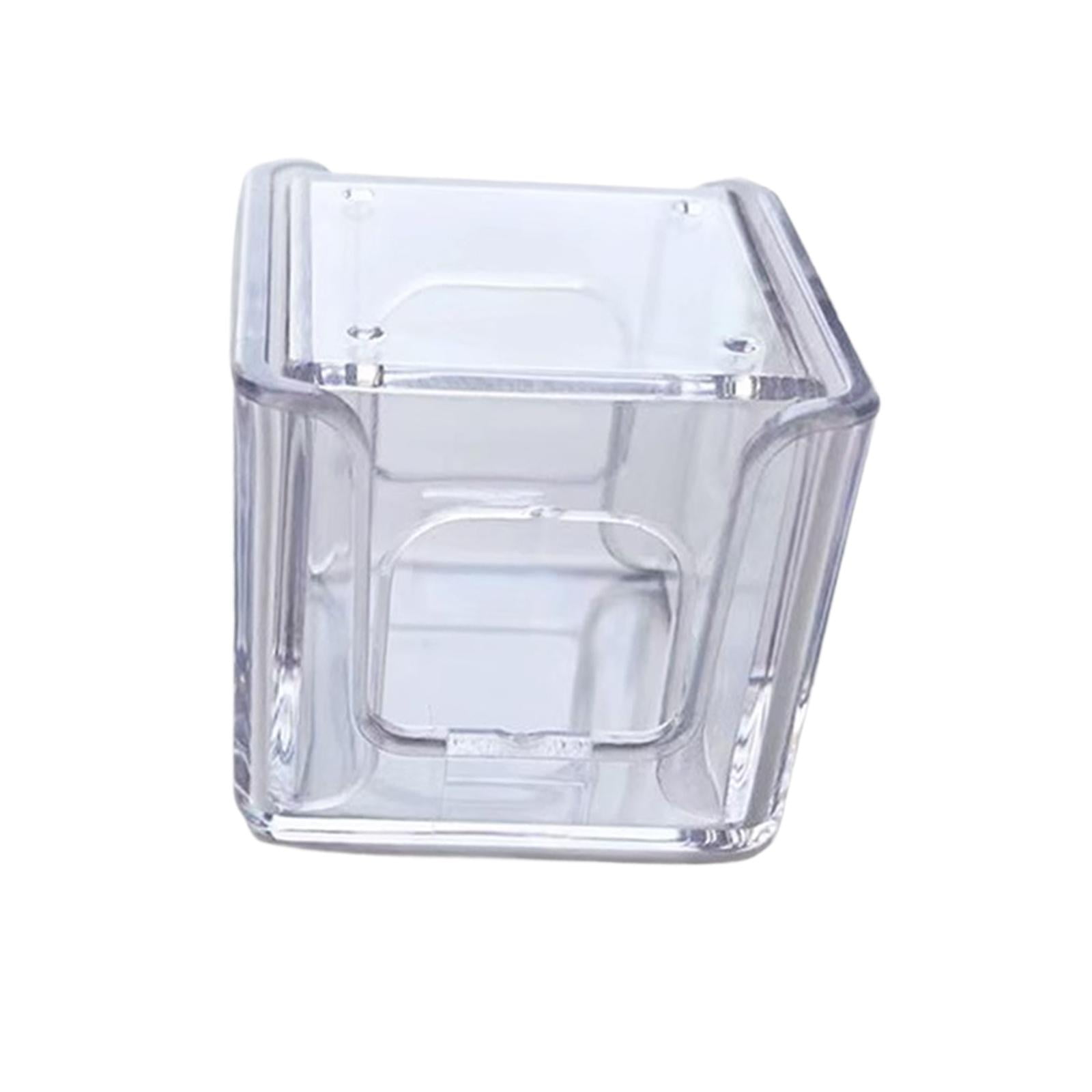 Baoblaze Pool Cue Chalk Holder Acrylic Easy to Use Portable Container ...