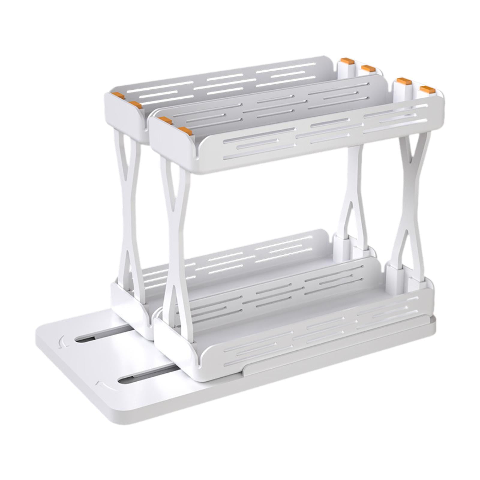 Baoblaze Pull Out Seasoning Rack Slide Out Spice Rack Cabinet Organizer ...