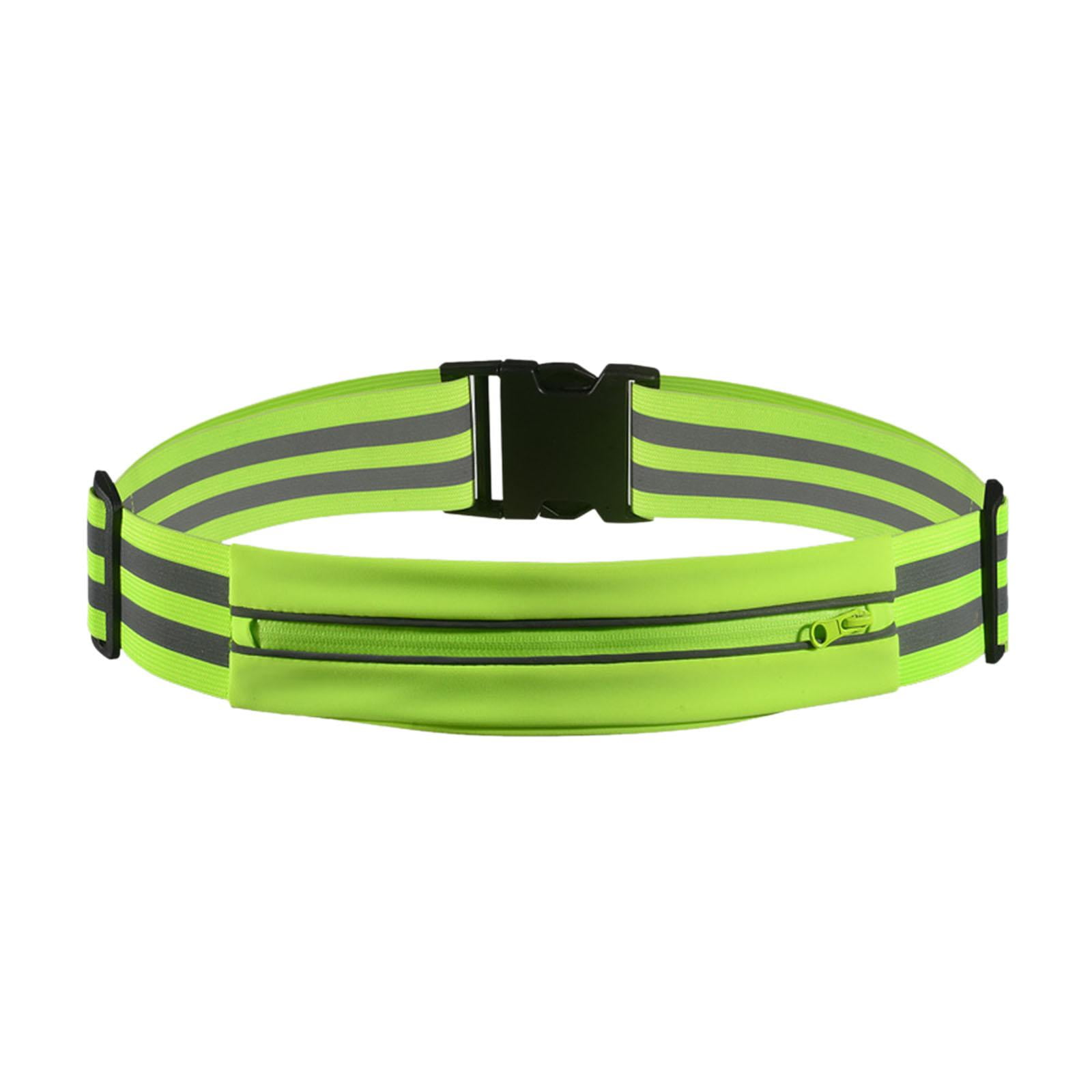 Baoblaze Reflective Belt Elastic Glow Belt Phone Holder Runners Belt ...