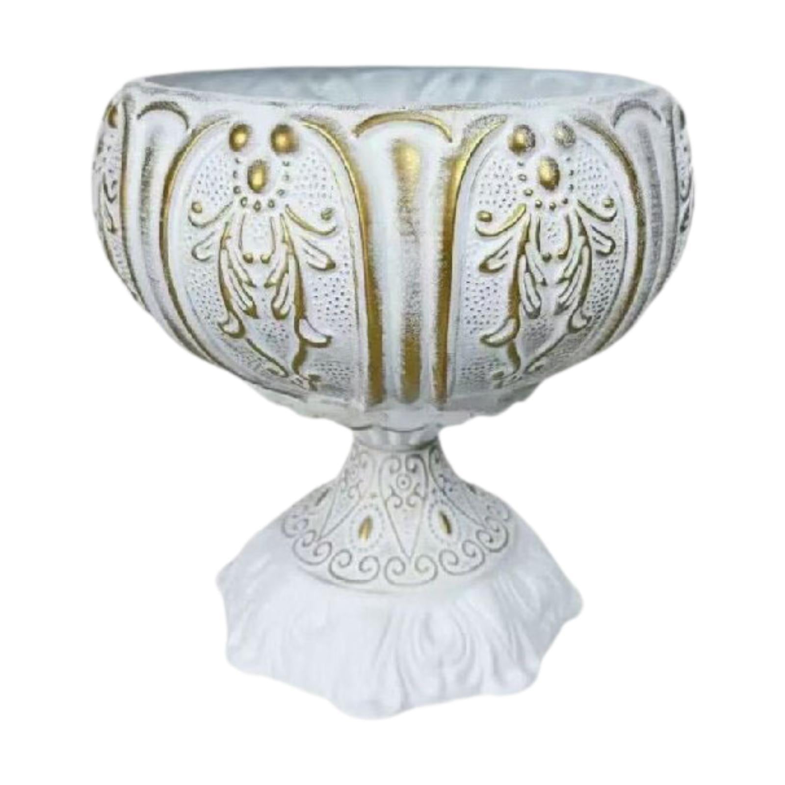 Baoblaze Roman Pedestal Column Flower Plant Stand Roman Plant Pot for ...