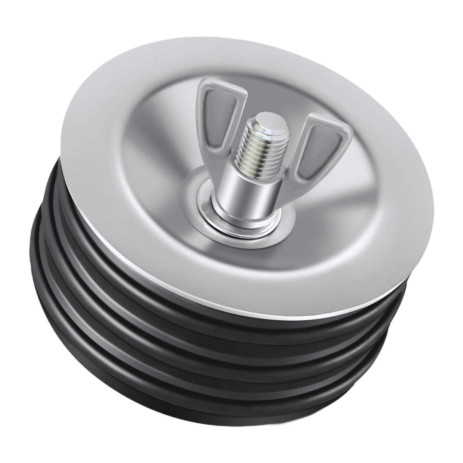 Baoblaze Sewage Pipe Cap Mechanical Test Plug Metal Sewer Cleanout Cap ...