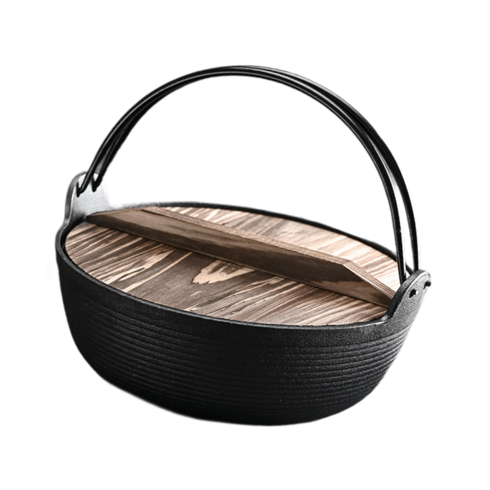 Baoblaze Sukiyaki Pot Sturdy Cast Iron Utensil Japanese Design for ...
