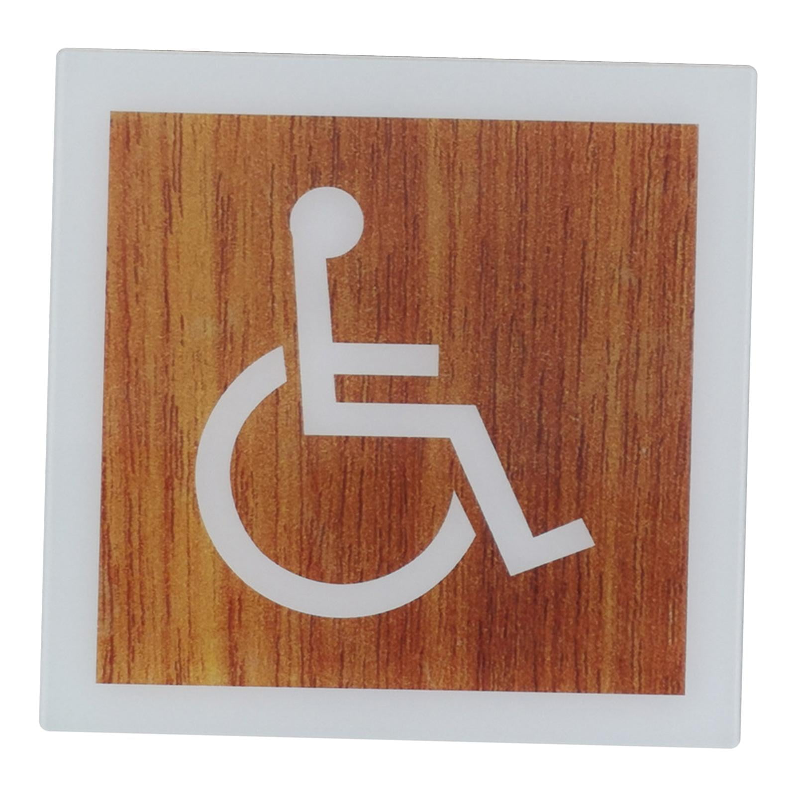Baoblaze Toilet Door Sign Bathroom Signage Bathroom Symbol for ...