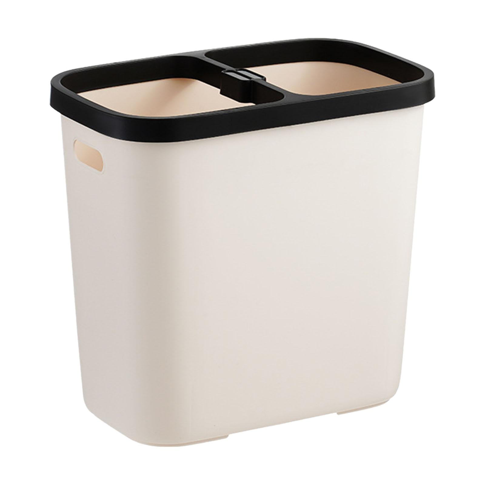 Baoblaze Trash Can Trash Bin Waste Bin Decorative Open Top Simple ...