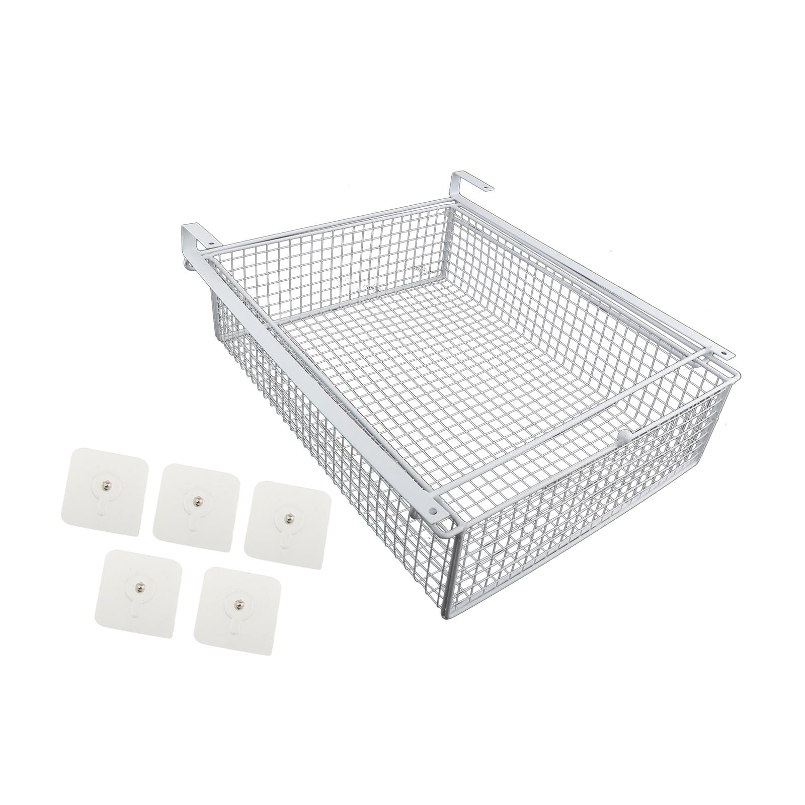 Baoblaze Under Cabinet Storage Shelf Hanging Under Desk Box for Cabinet ...