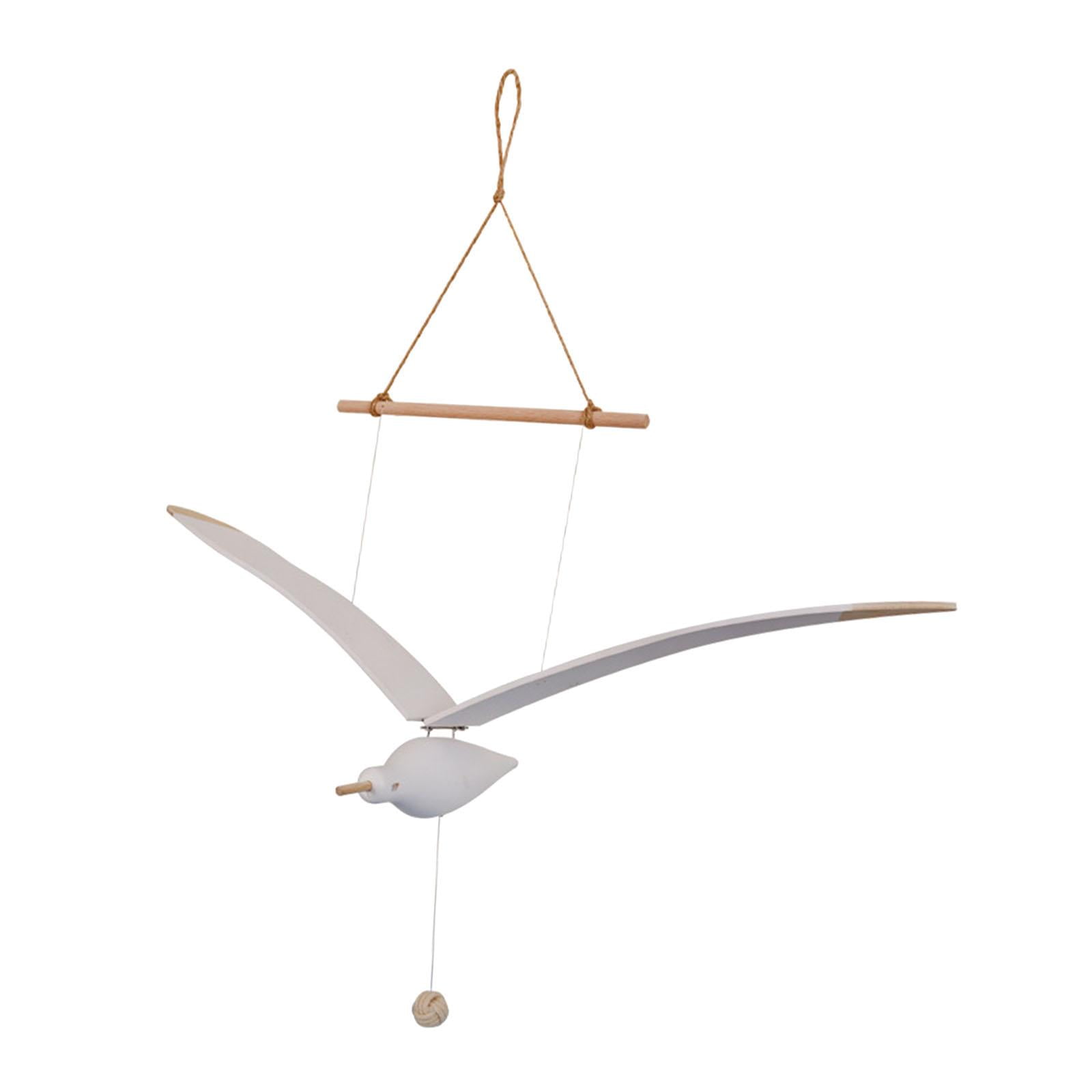 Baoblaze Wooden Seagull Mobile Creative Unique for Nursery Living Room ...