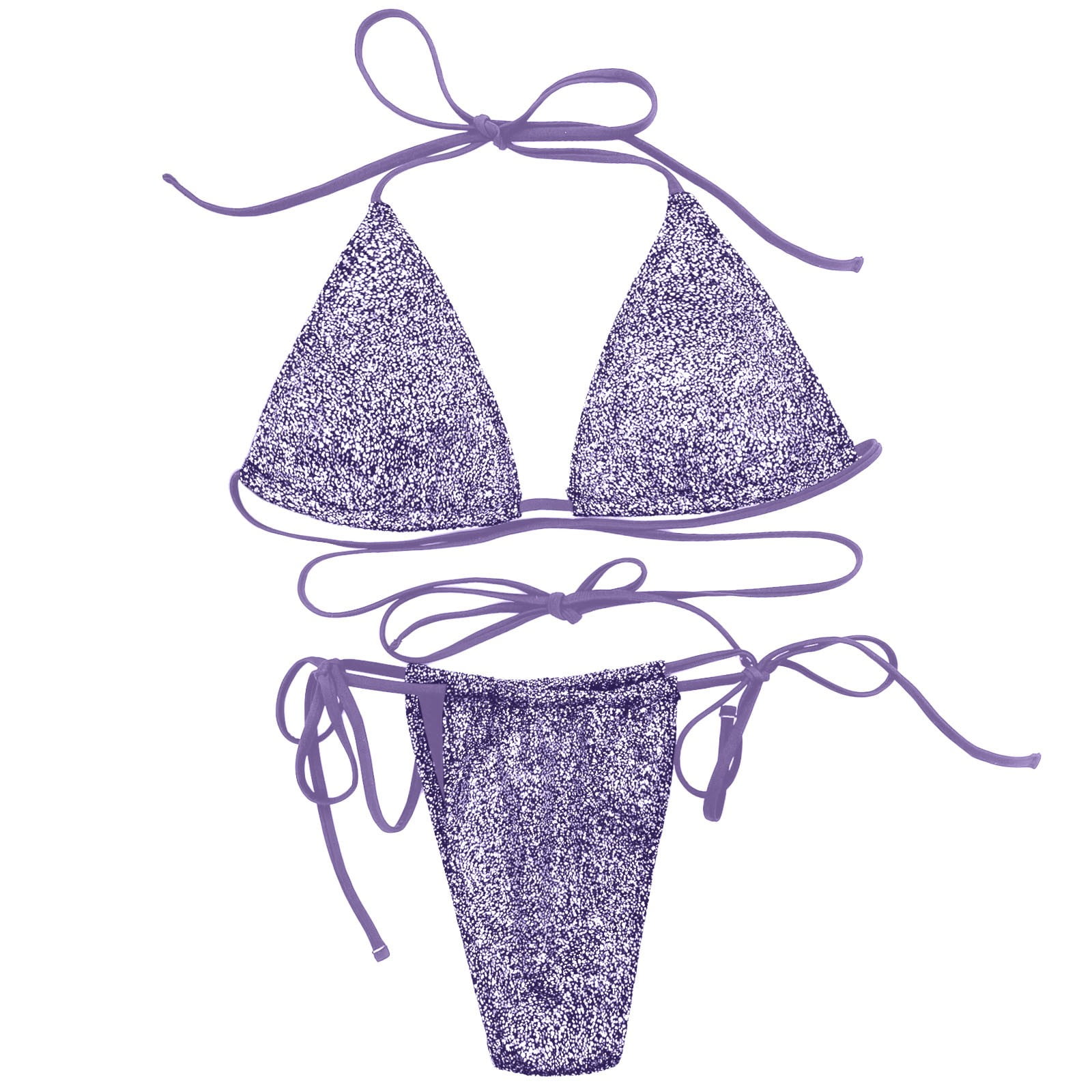 Baocc Bikini Sets For Women Womens Bikini Swimsuit Triangle Top Side