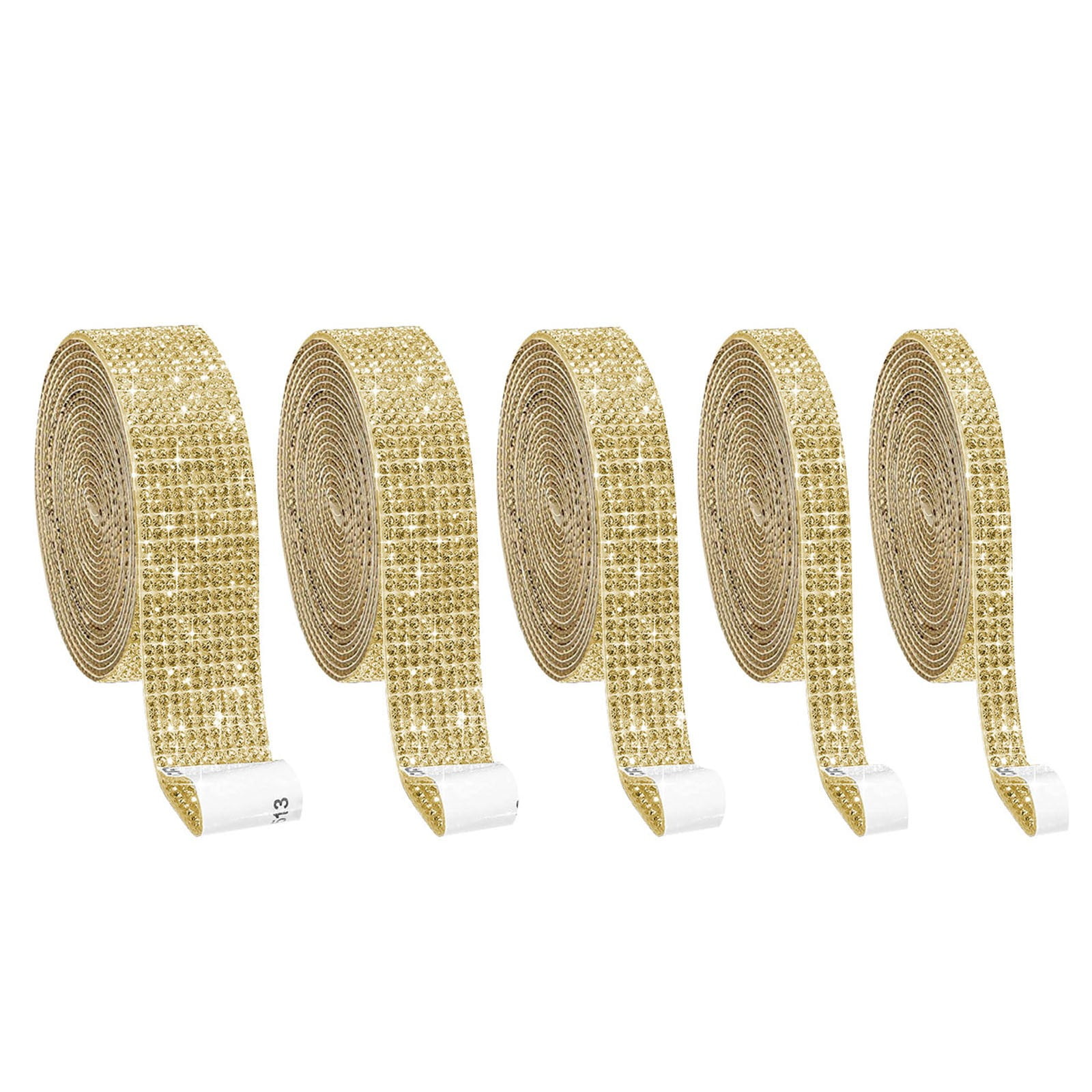 Baocc Rhinestone Ribbons Crystal Rhinestone Diamond Ribbon Self