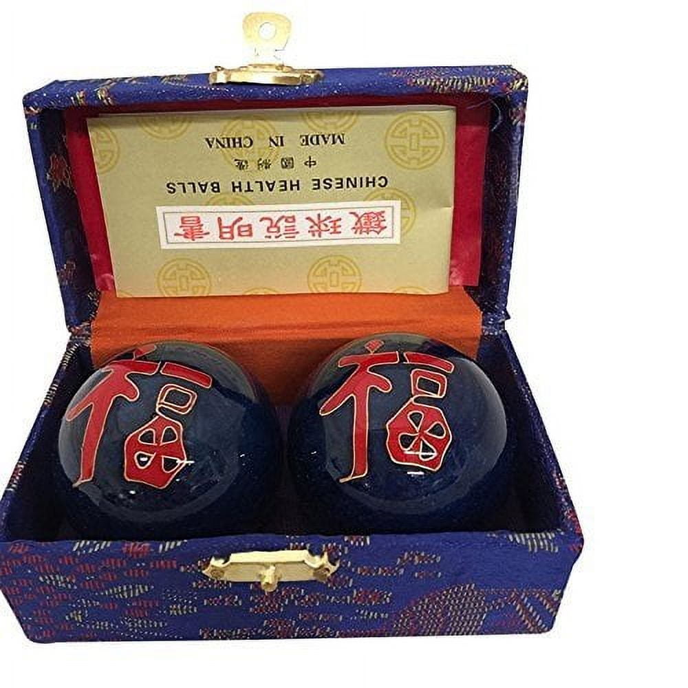 Baoding Balls Chinese health Massage Exercise Stress Balls - Blue ...