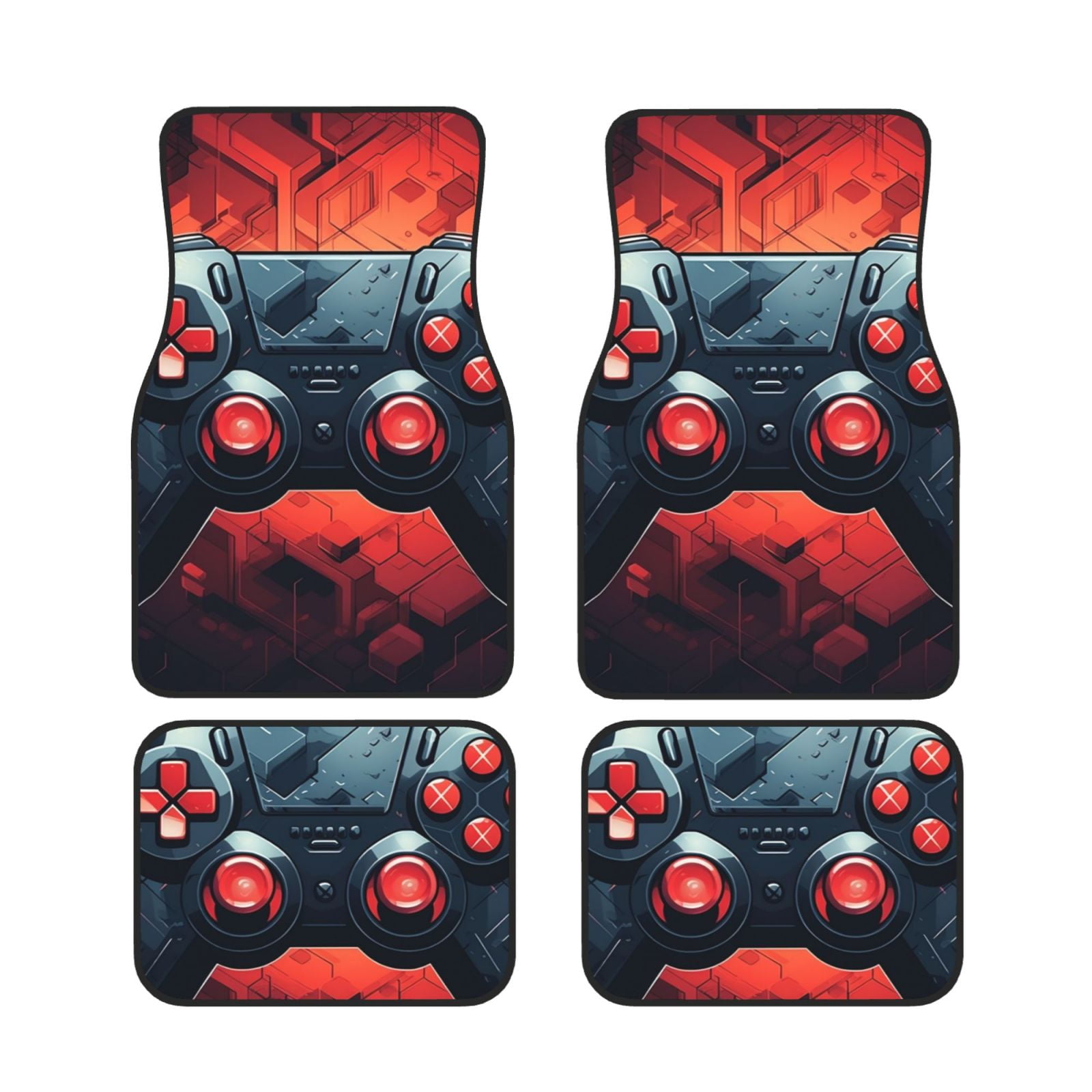 Baofahu Gamepad 4 Pcs Car Truck Front Back All Weather Carpet Floor ...