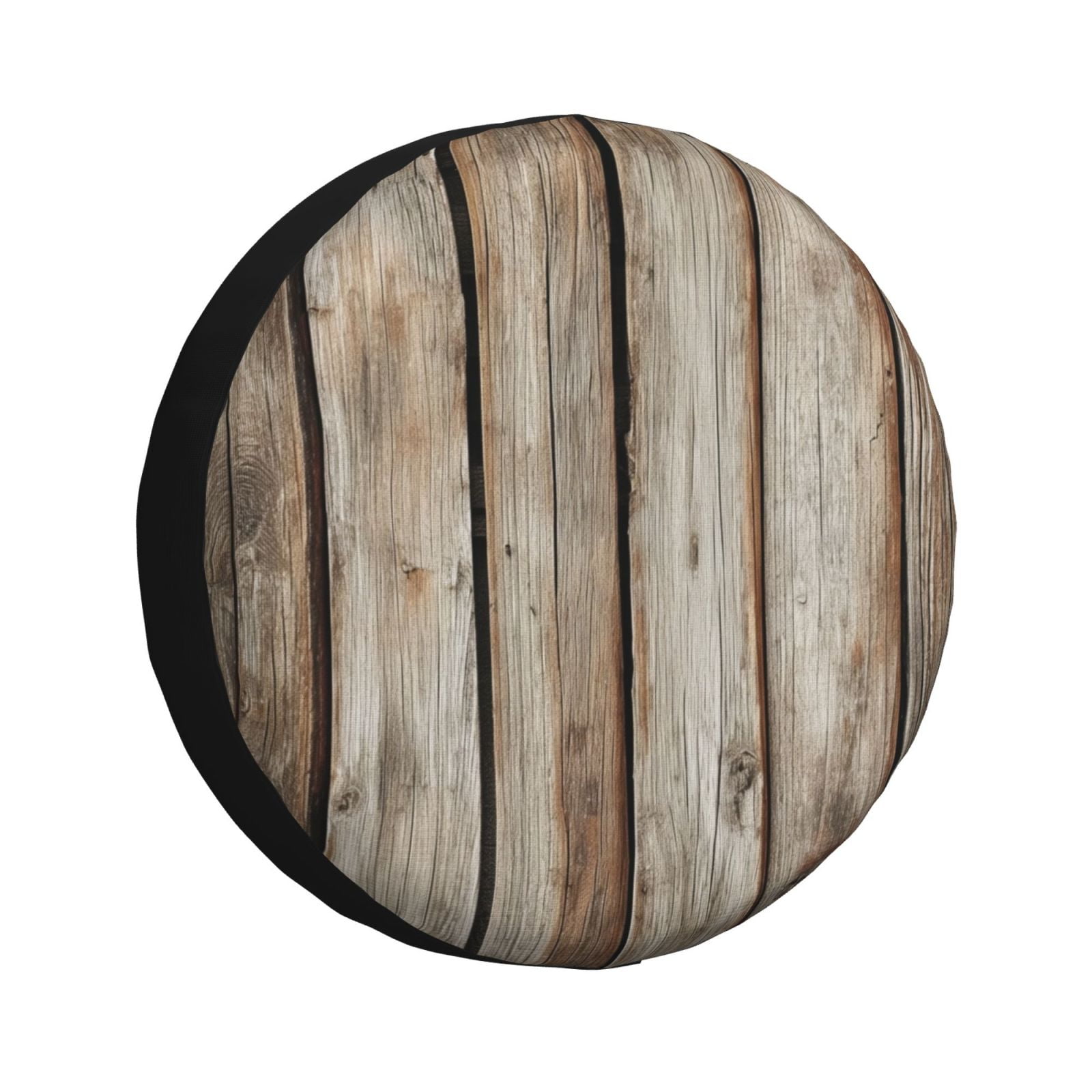 Baofahu Old Wooden Board Vintage Spare Tire Cover Weatherproof Wheel ...